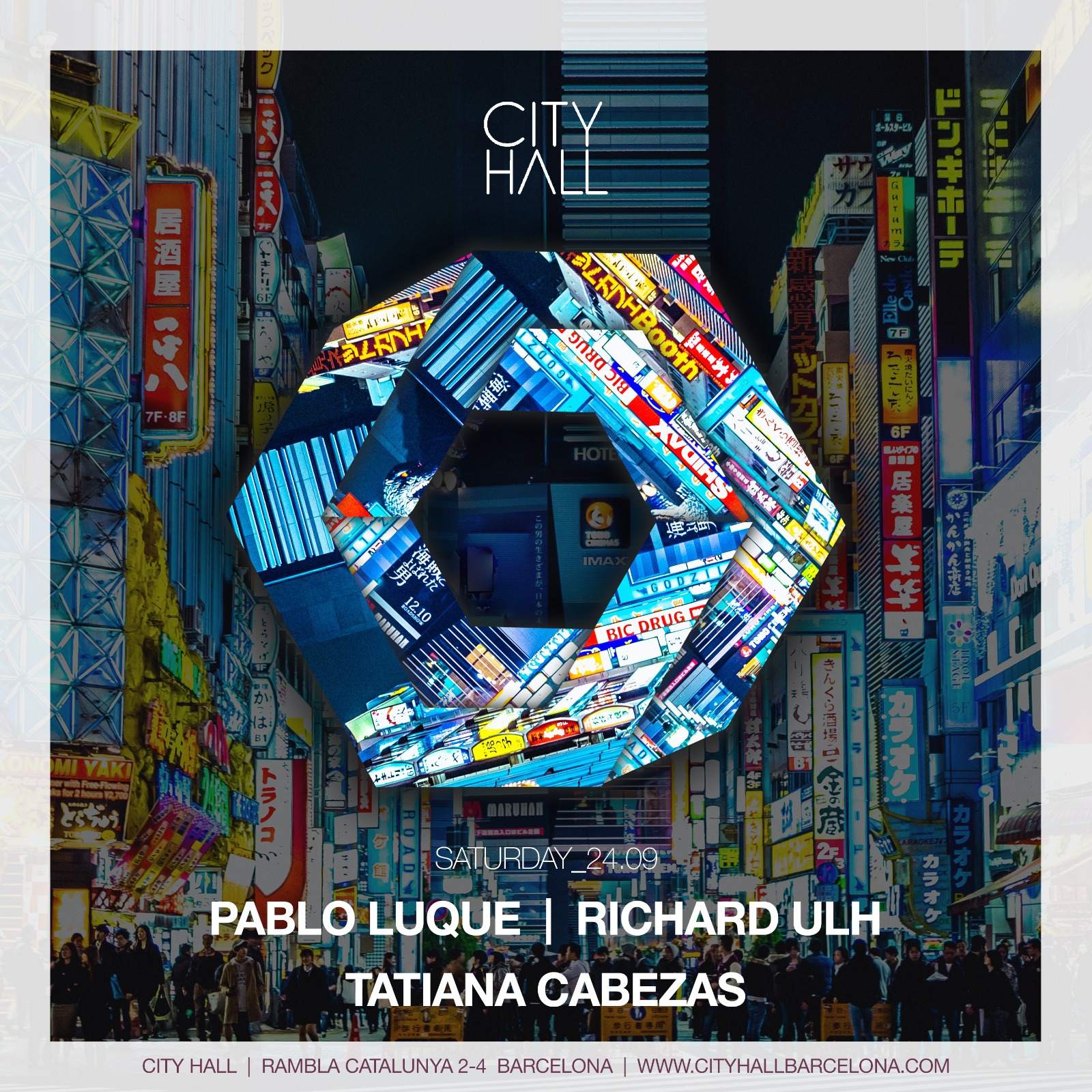 City Hall Saturday w / Pablo Luque - Richard Ulh - Tatiana Cabezas em ...