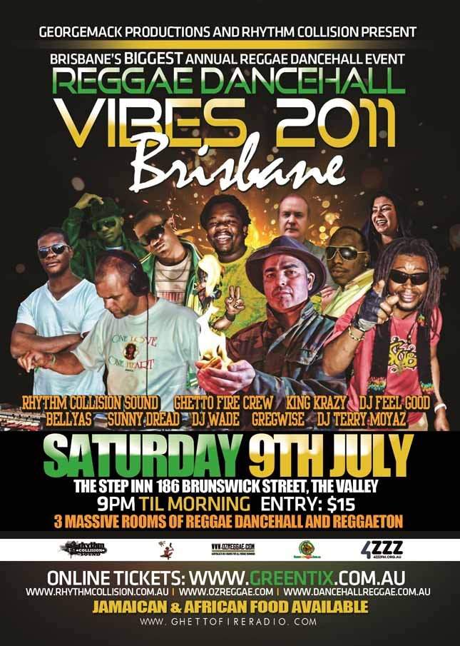 Reggae Dancehall Vibes 2011 at Step Inn, Brisbane