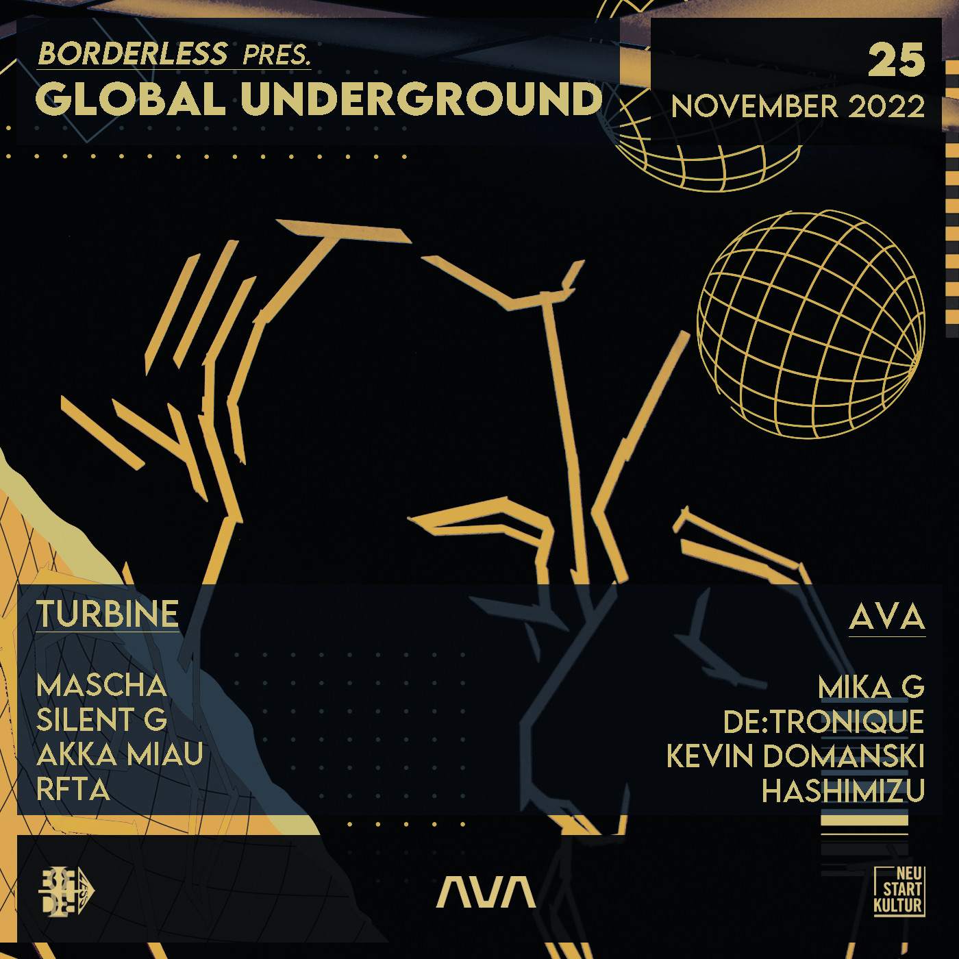 Borderless pres. Global Underground at AVA Club, ベルリン