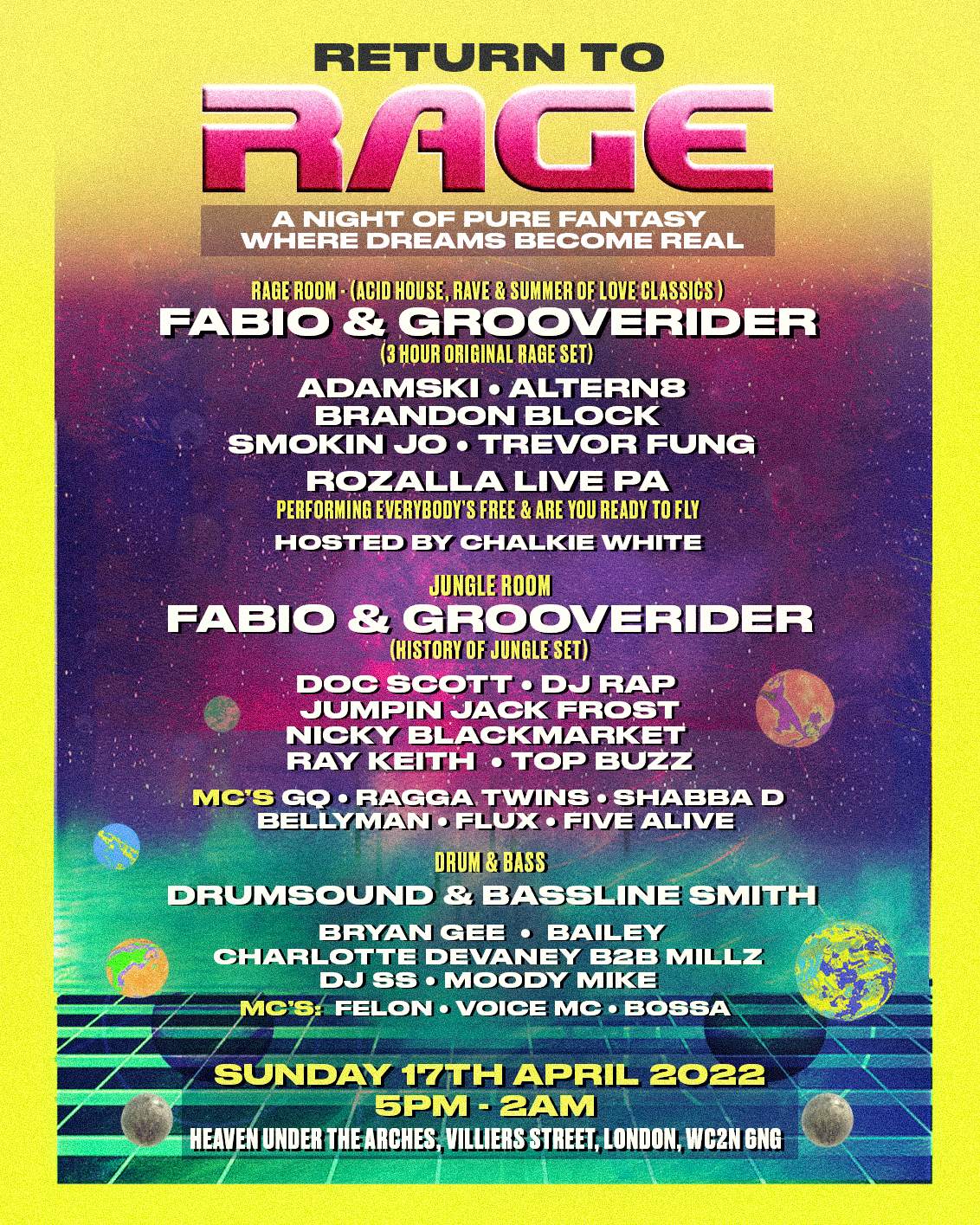 Return to RAGE at Heaven, London