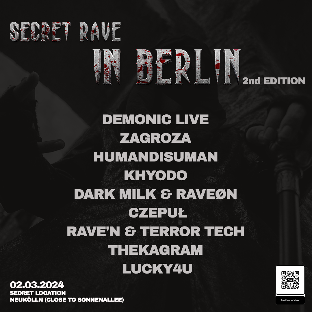 Secret Rave In Berlin (2nd edition) at TBA - Secret Location, Berlin