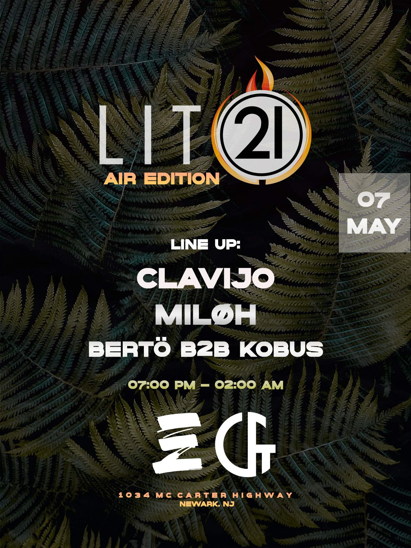 LIT 21 AIR EDITION at TBA - LIT 21 - 1034 MC CARTER HIGHWAY, NEWARK, NJ ...