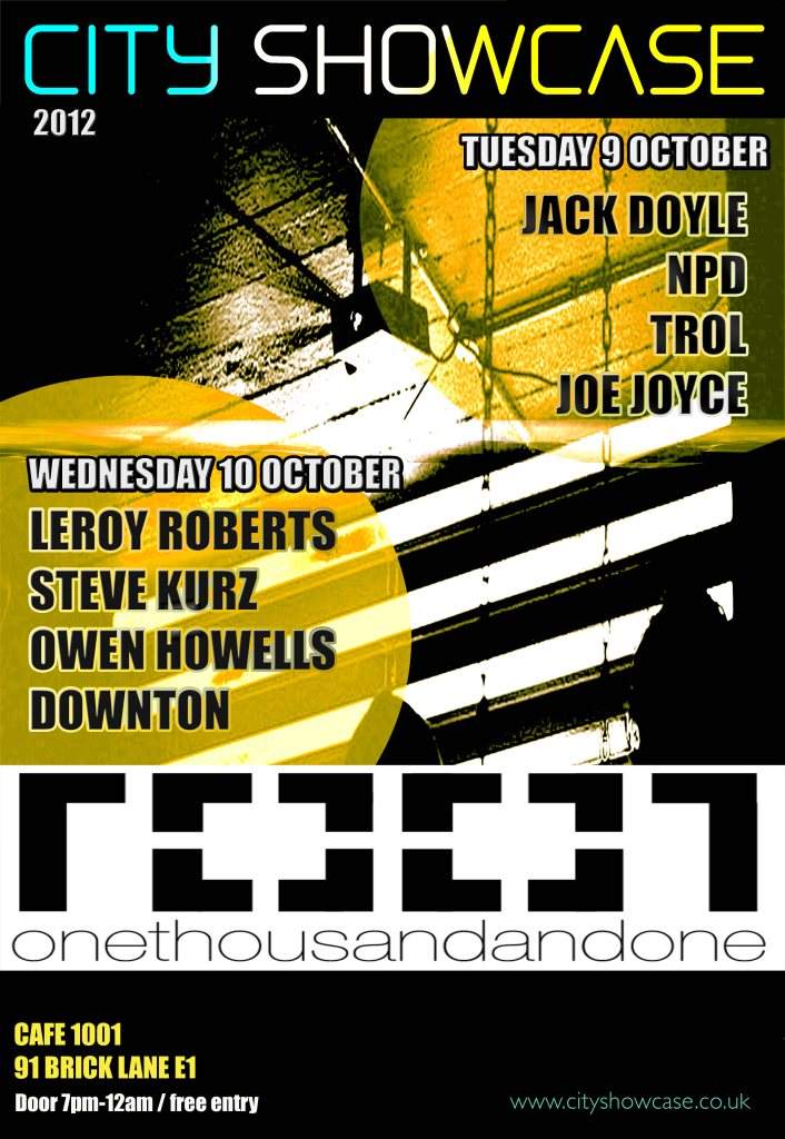City Showcase at Cafe 1001, London