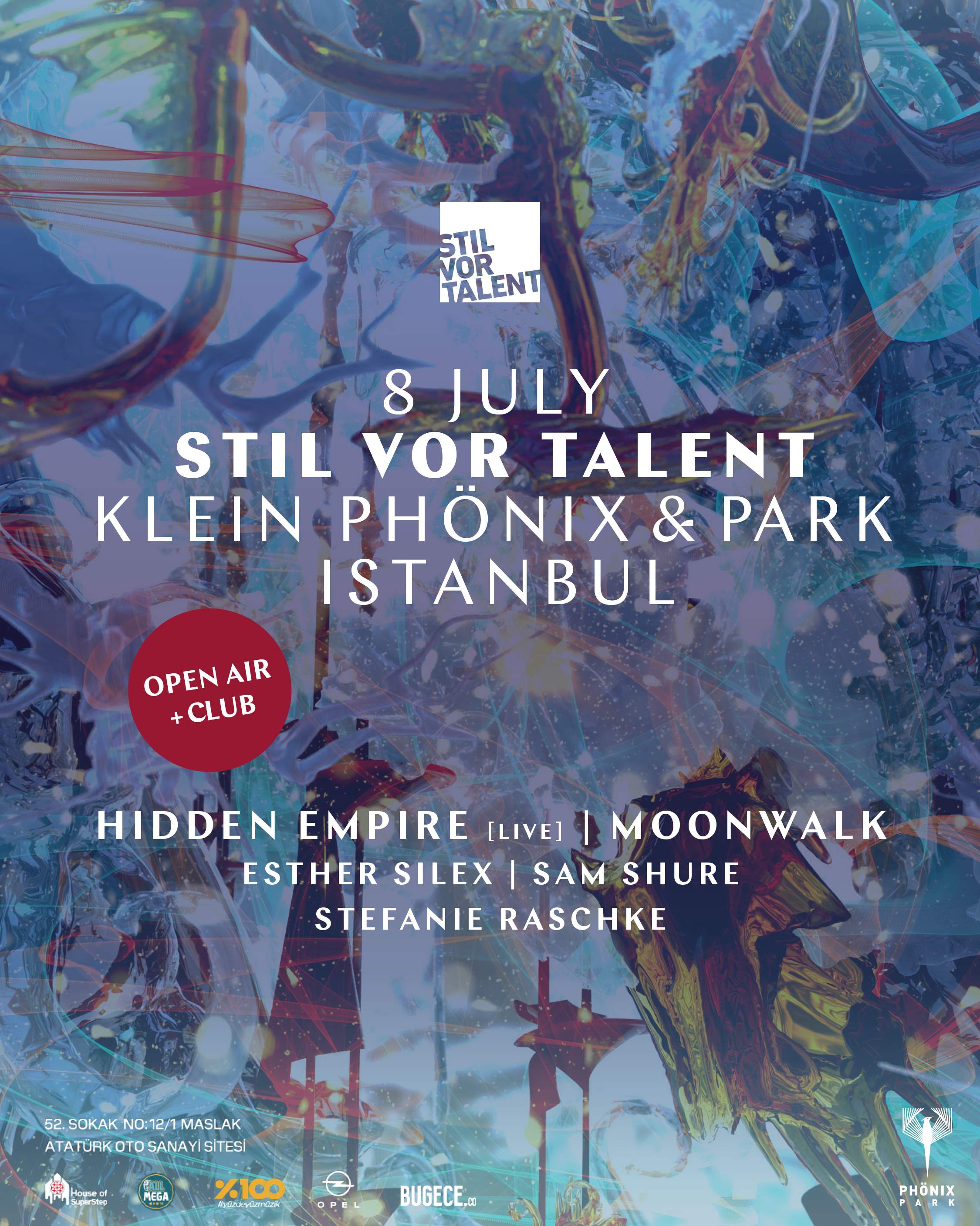 STIL VOR TALENT: Hidden Empire (Live), Moonwalk, Esther Silex, Sam Shure, Stefanie Raschke at ...