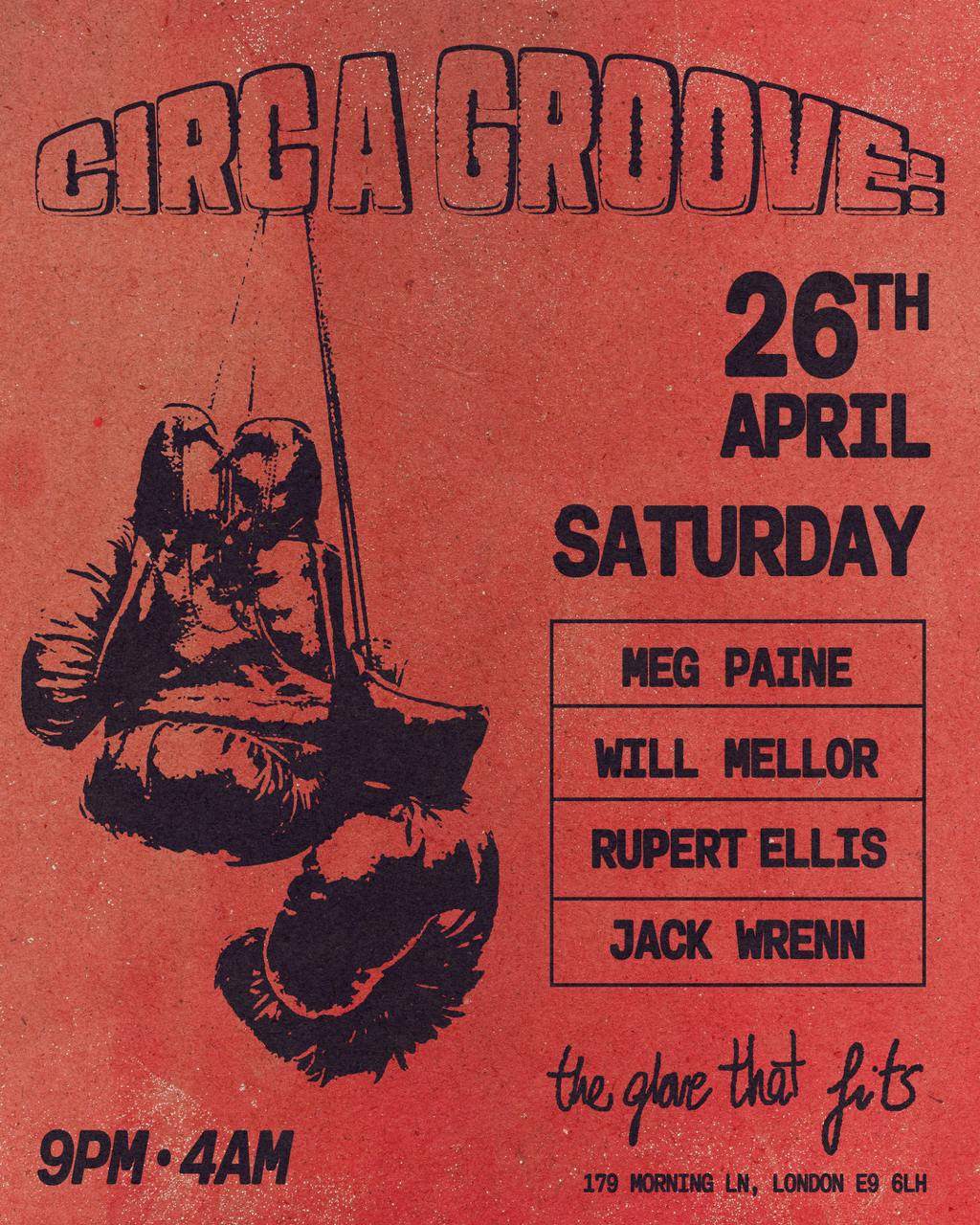 Circa Groove Invites: Jack Wrenn & Meg Paine at The Glove That Fits, London