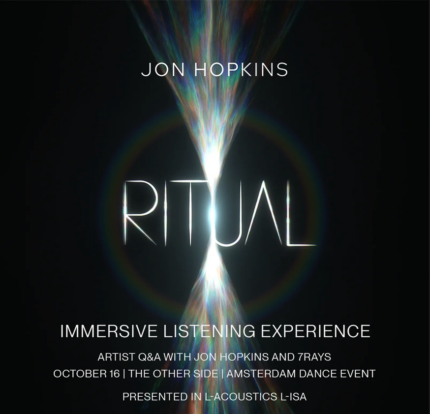 Jon Hopkins 'Ritual' Album Listening Sessionsn with Q&A at THE OTHER ...