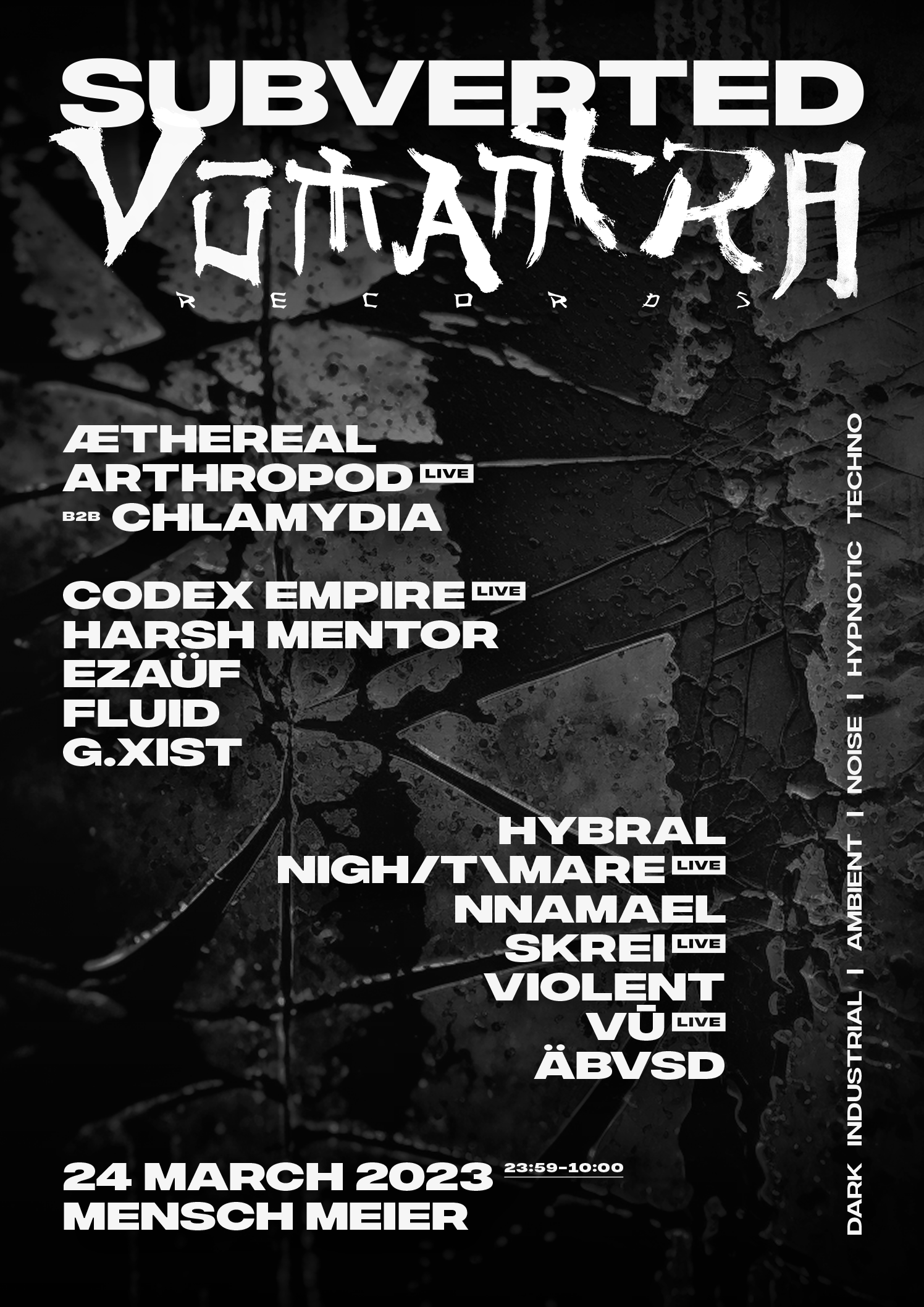 Subverted & Vūmantra. Endarkening rhythms for dystopic sub-cultures en ...