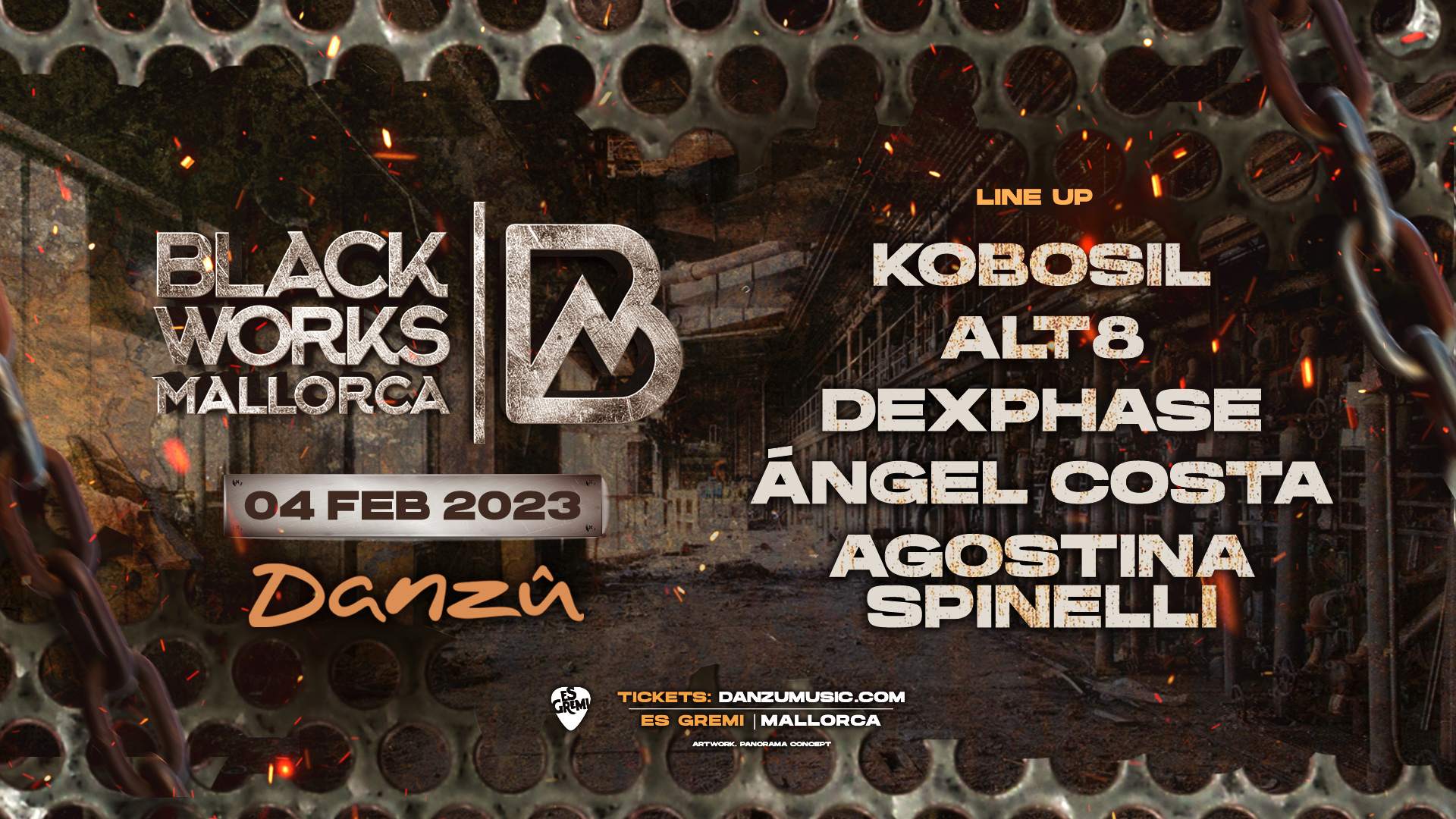 BlackWorks Danzú Mallorca at Es Gremi, East