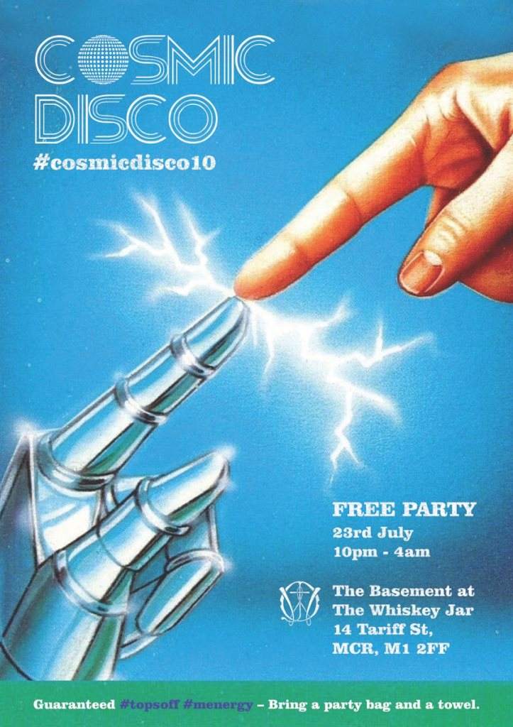 Cosmic Disco is 10 at The Whiskey Jar, Manchester