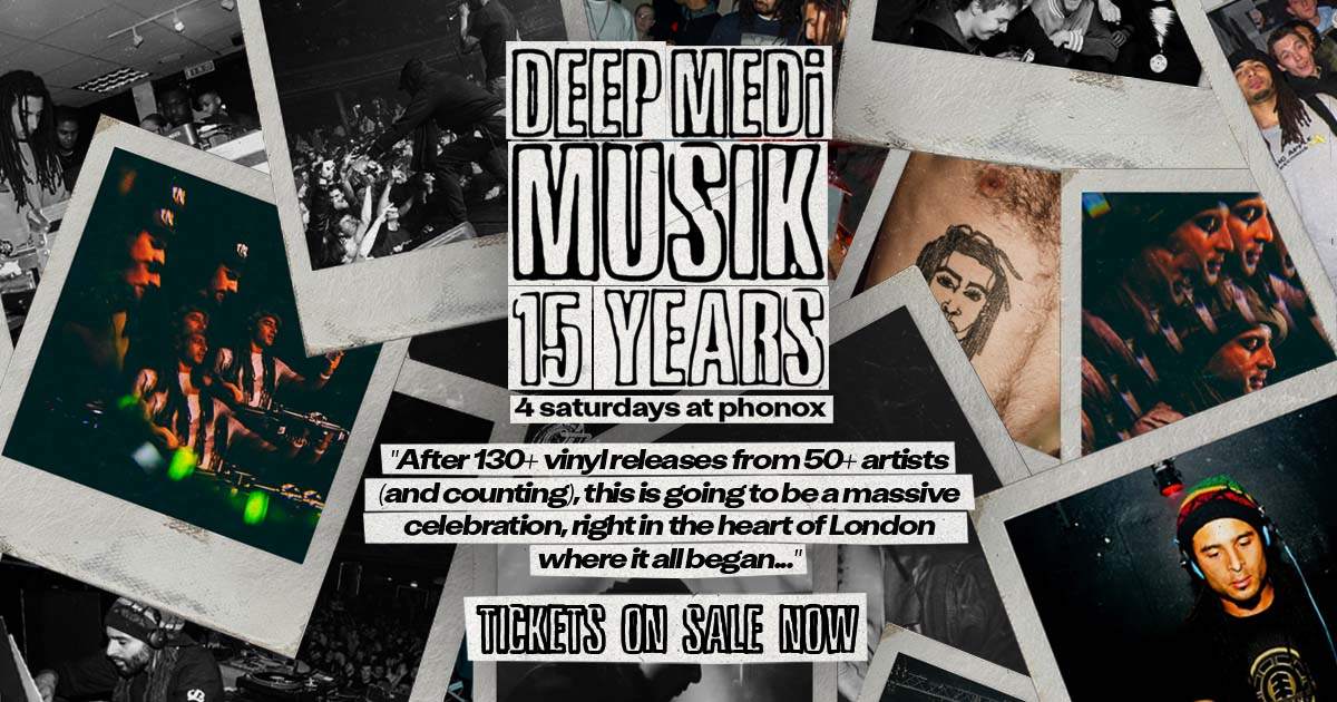 DEEP MEDi Musik 15 Years (Closing party - 10th September) bij Phonox ...