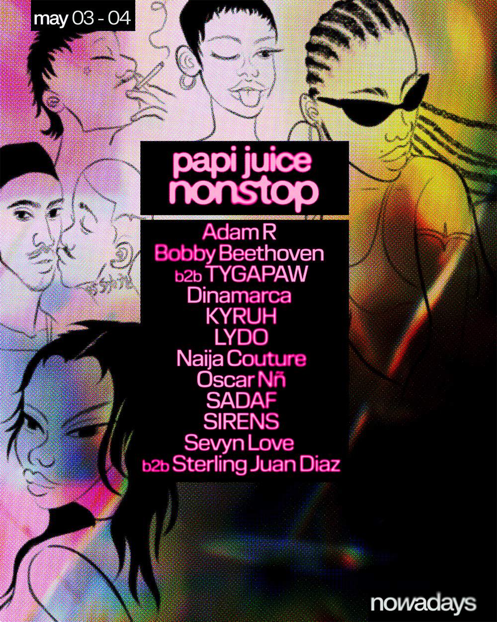 Papi Juice Nonstop: Bobby Beethoven b2b TYGAPAW, LYDO, Naija Couture ...