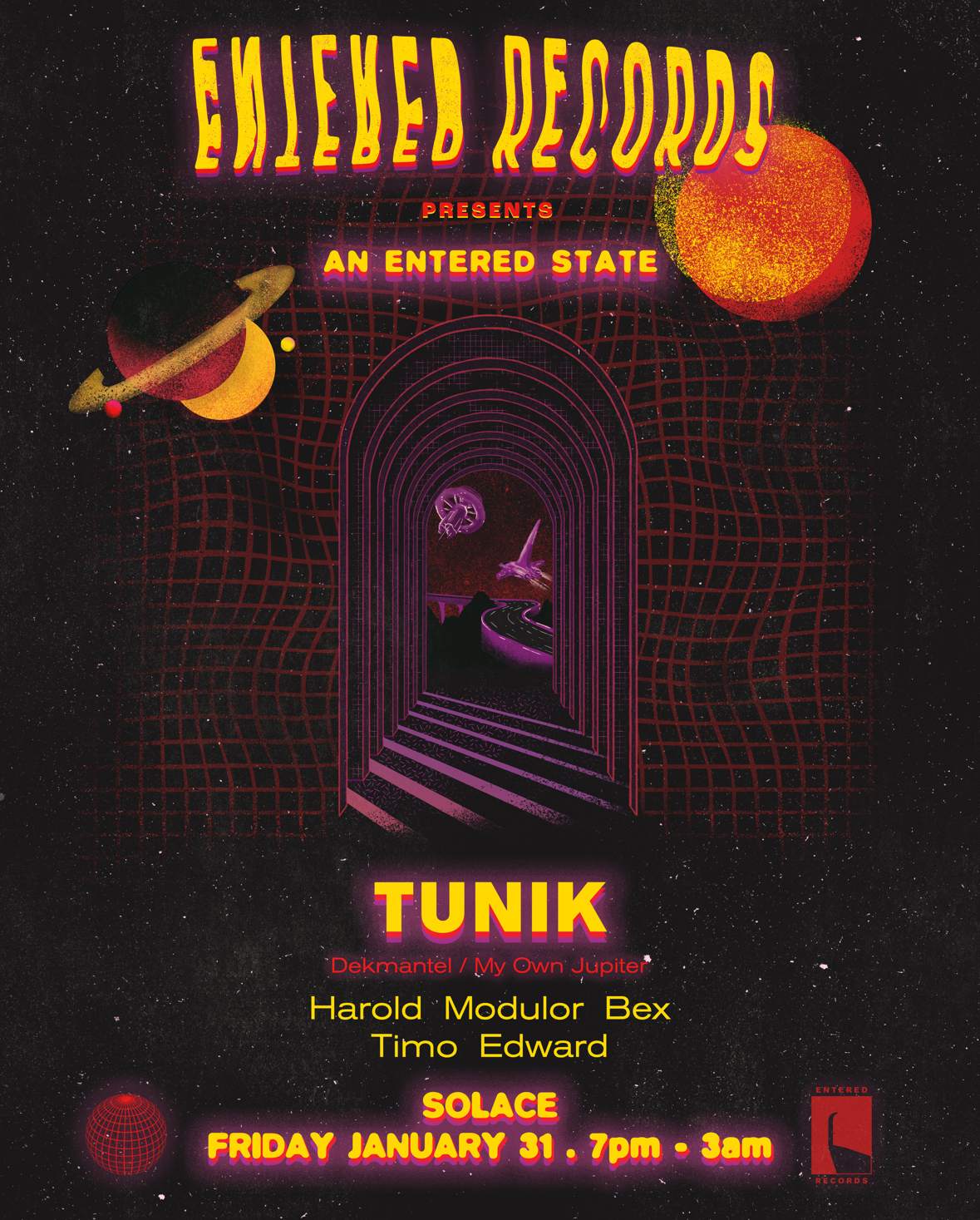 An Entered State with Tunik (Dekmantel / My Own Jupiter) at Solace ...