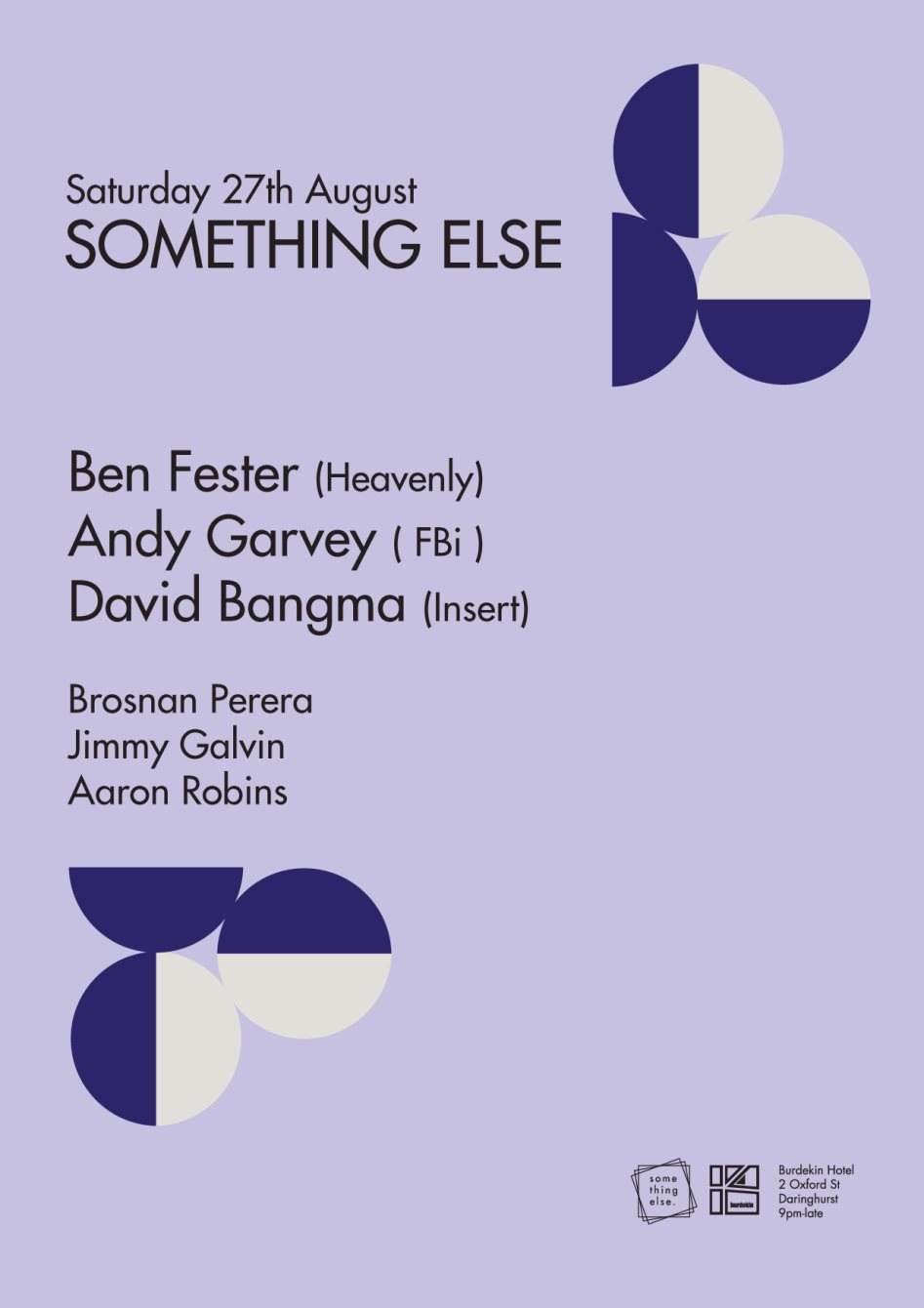 Something Else with Ben Fester & Andy Garvey at Burdekin Hotel, Sydney