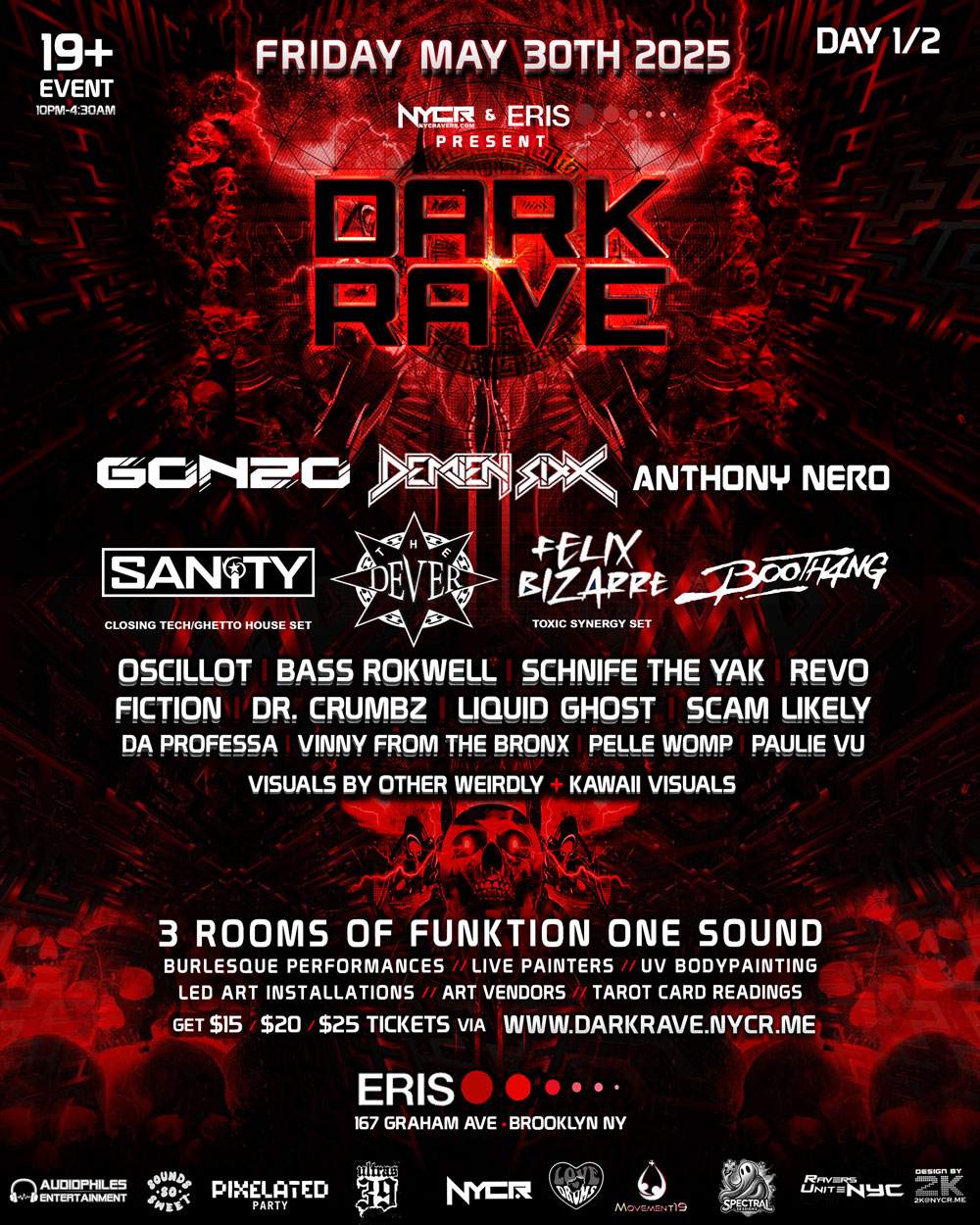 Dark Rave 2025 -- Day 2 at Eris, New York City