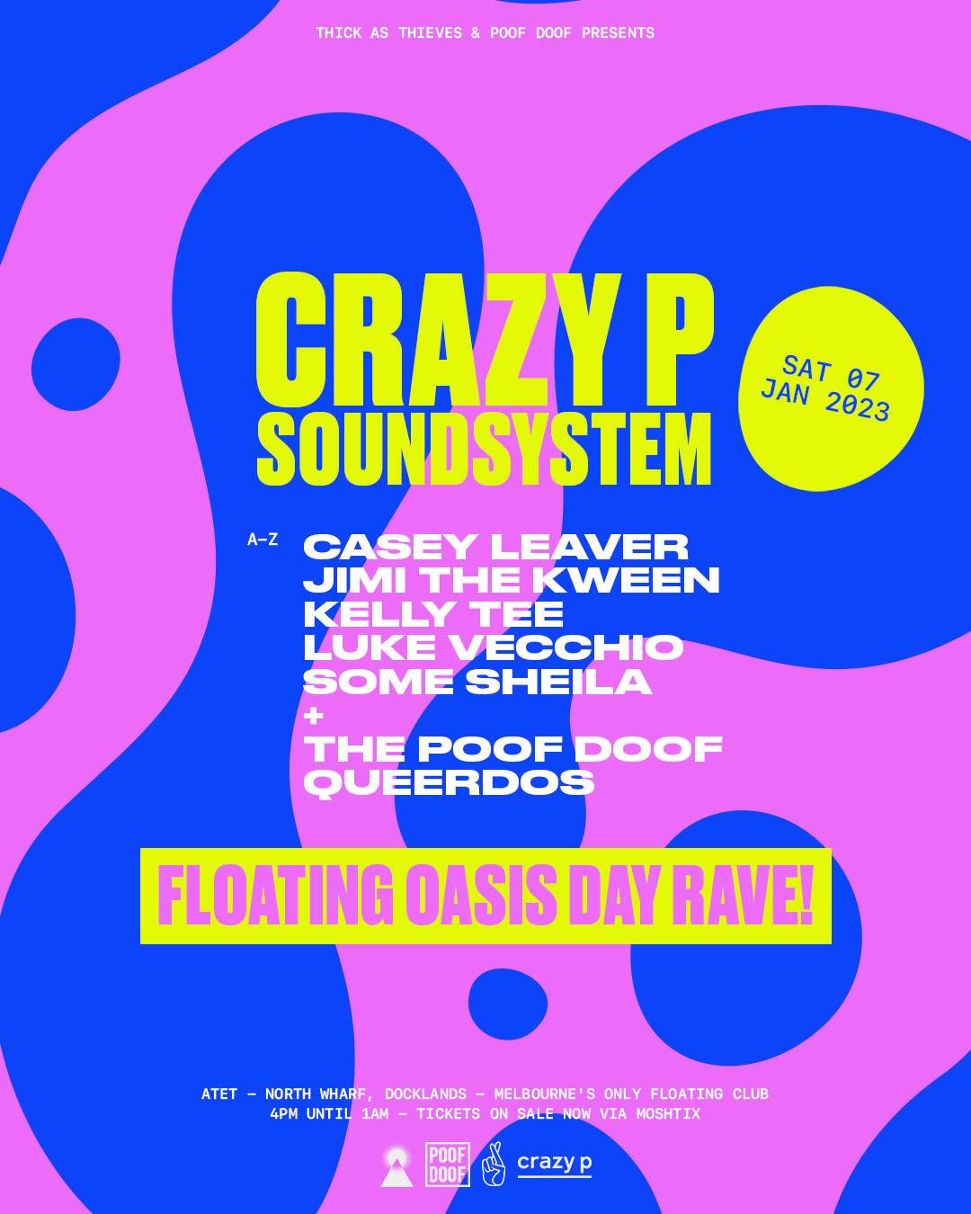 Crazy P Soundsystem - ATET Day Party at ATET, Melbourne