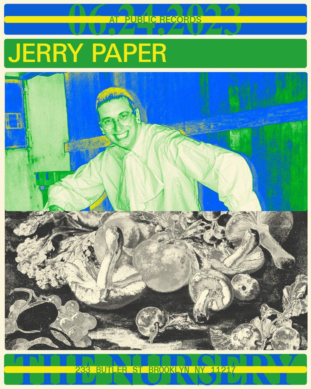 Jerry Paper + Vicky Farewell + Andy Boay in The Nursery bij public ...