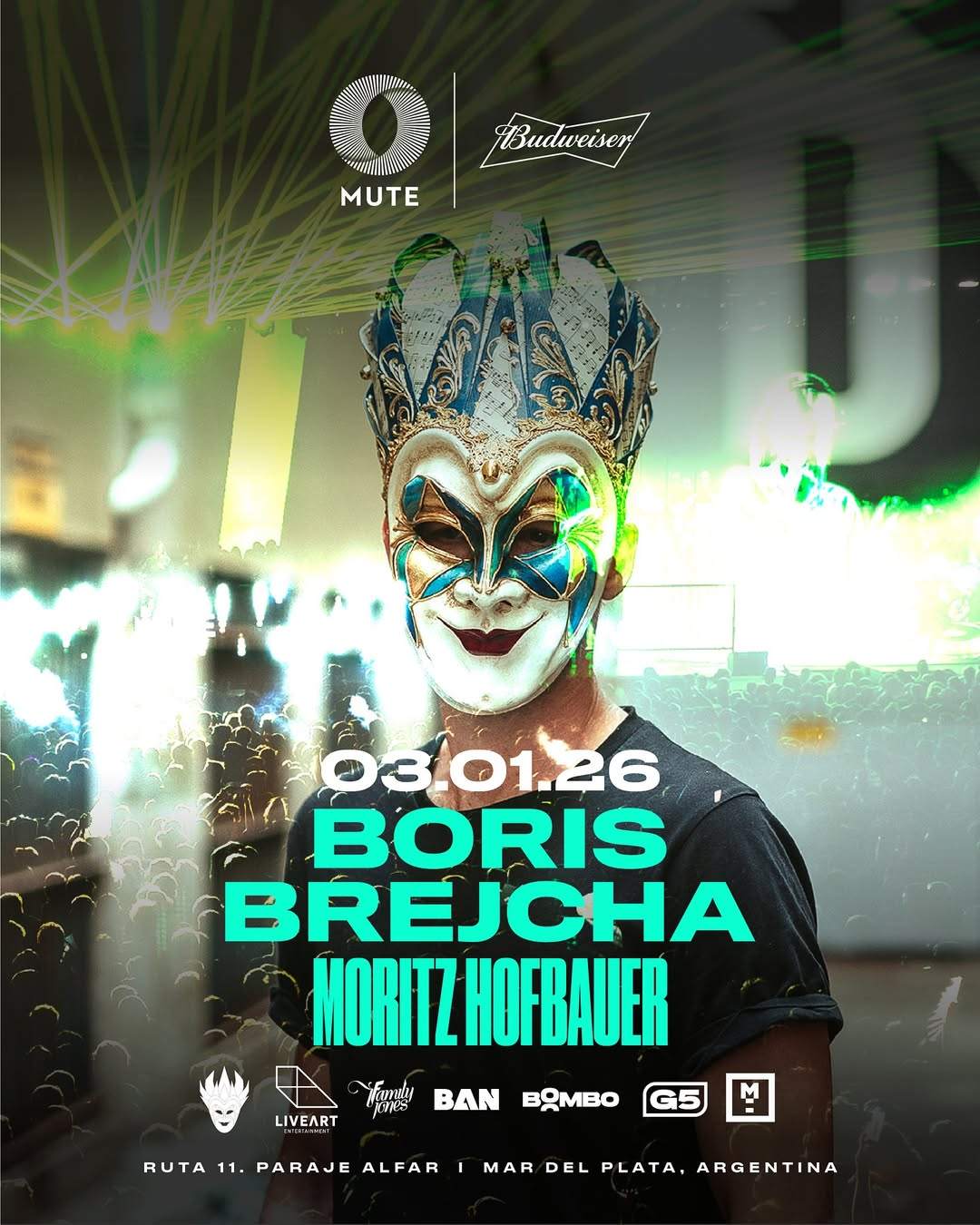 BORIS BRECHJA + Moritz Hofbauer - by MUTE, MAR DEL PLATA en TBA - Mute ...