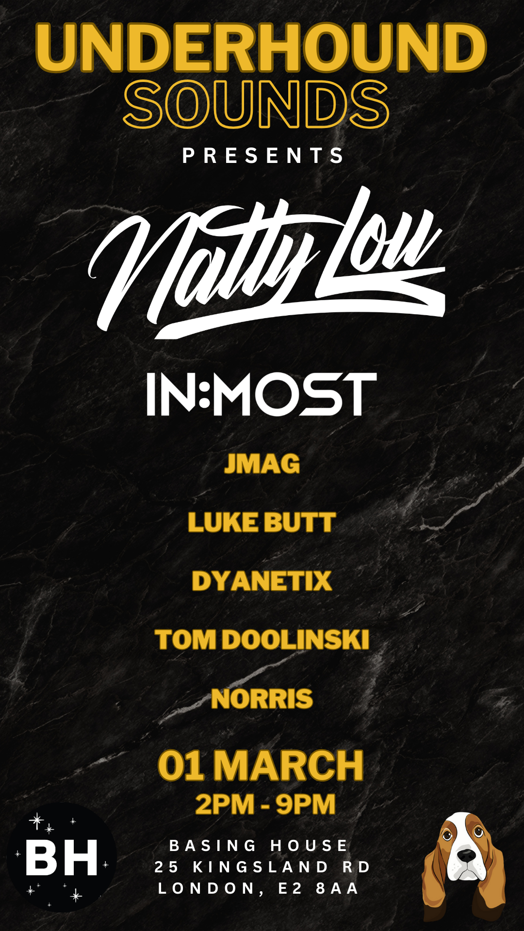 RETURN OF THE HOUNDS. NATTY LOU + IN:MOST + RESIDENT HOUNDS DRUM AND ...