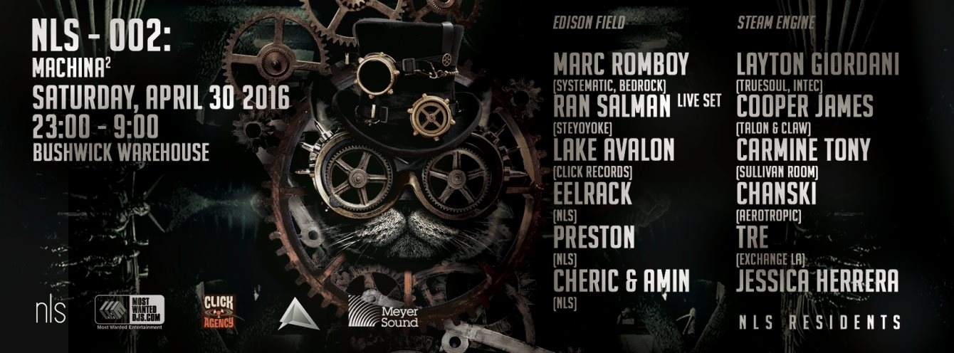 nls-002: Machina² with Marc Romboy, Ran Salman (Live), Lake Avalon ...