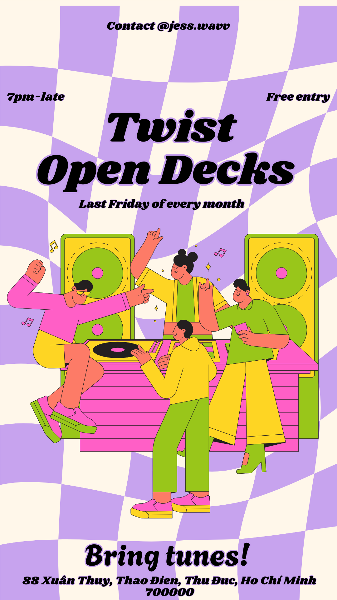 Calling ALL Selectors: Open Decks @ Twist Cafe at Twist Cafe, Ho Chi ...