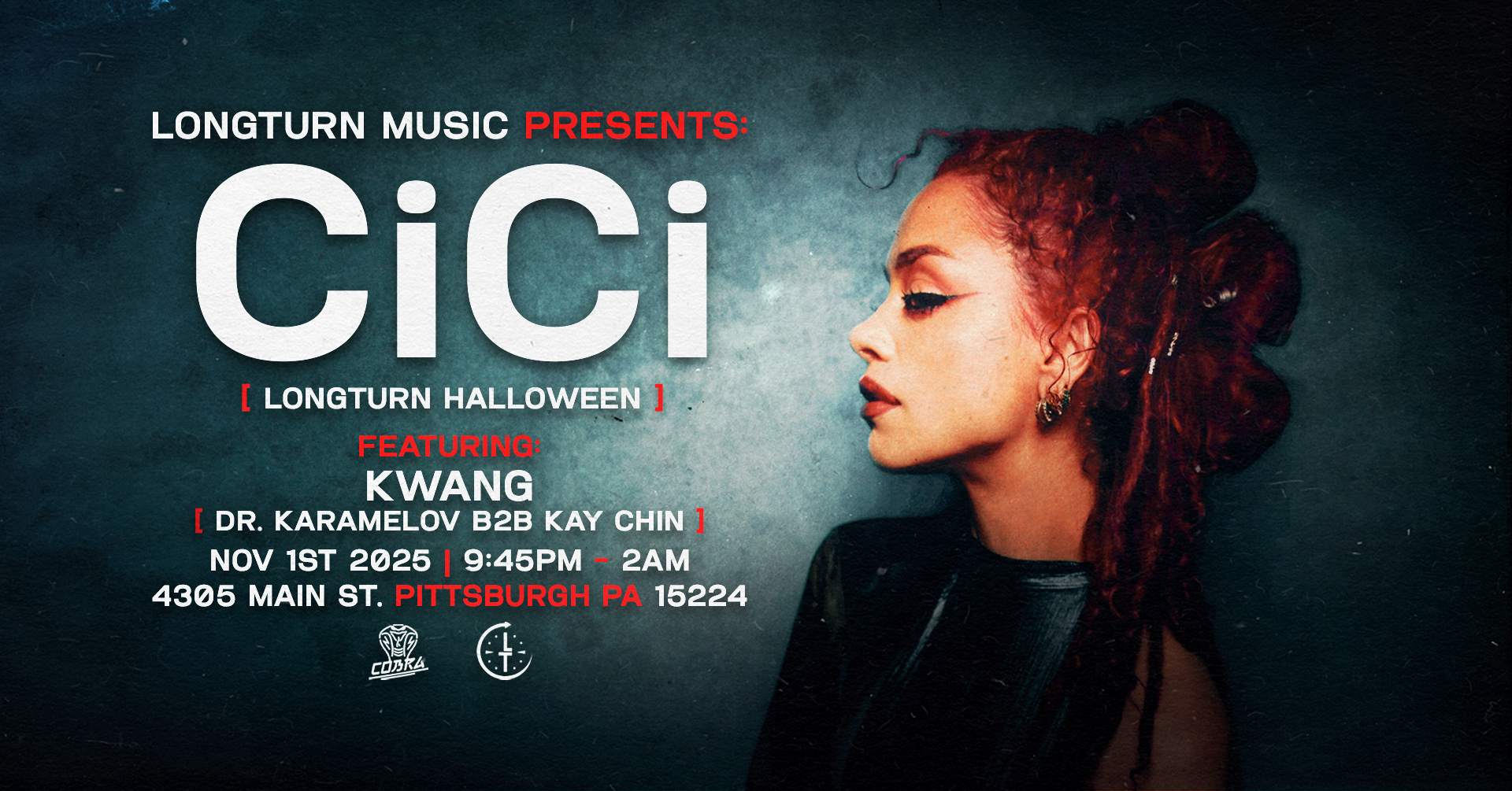 Longturn presents: Cici at Cobra Lounge, Pittsburgh