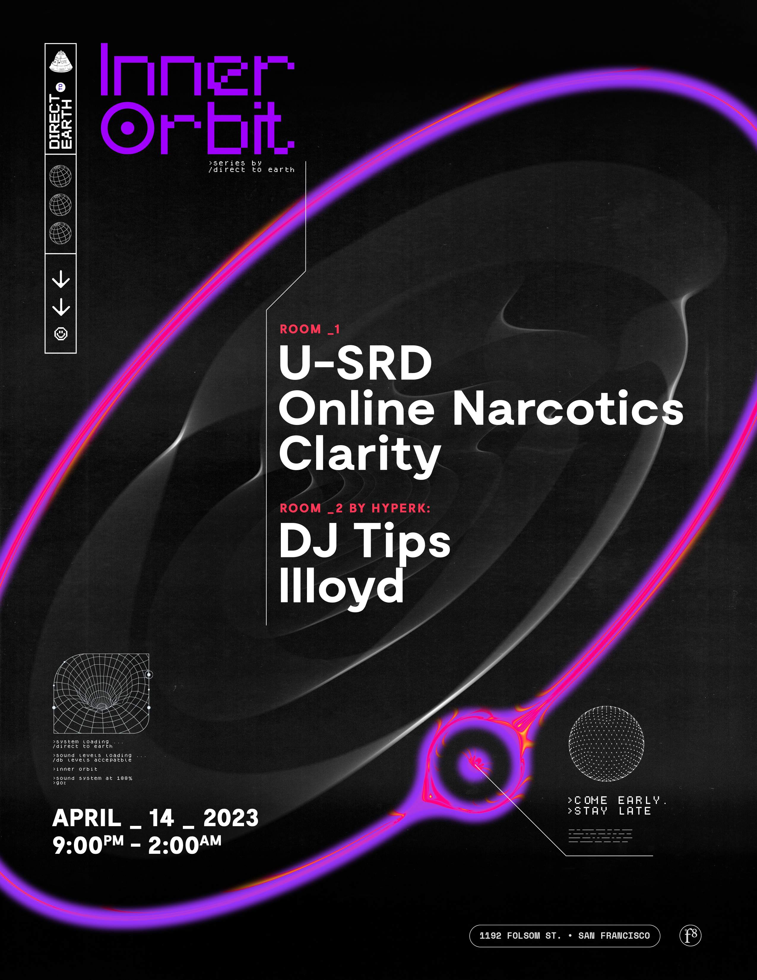 DTE's Inner Orbit: U-SRD, Online Narcotics, Clarity, HyperK at F8 1192 ...