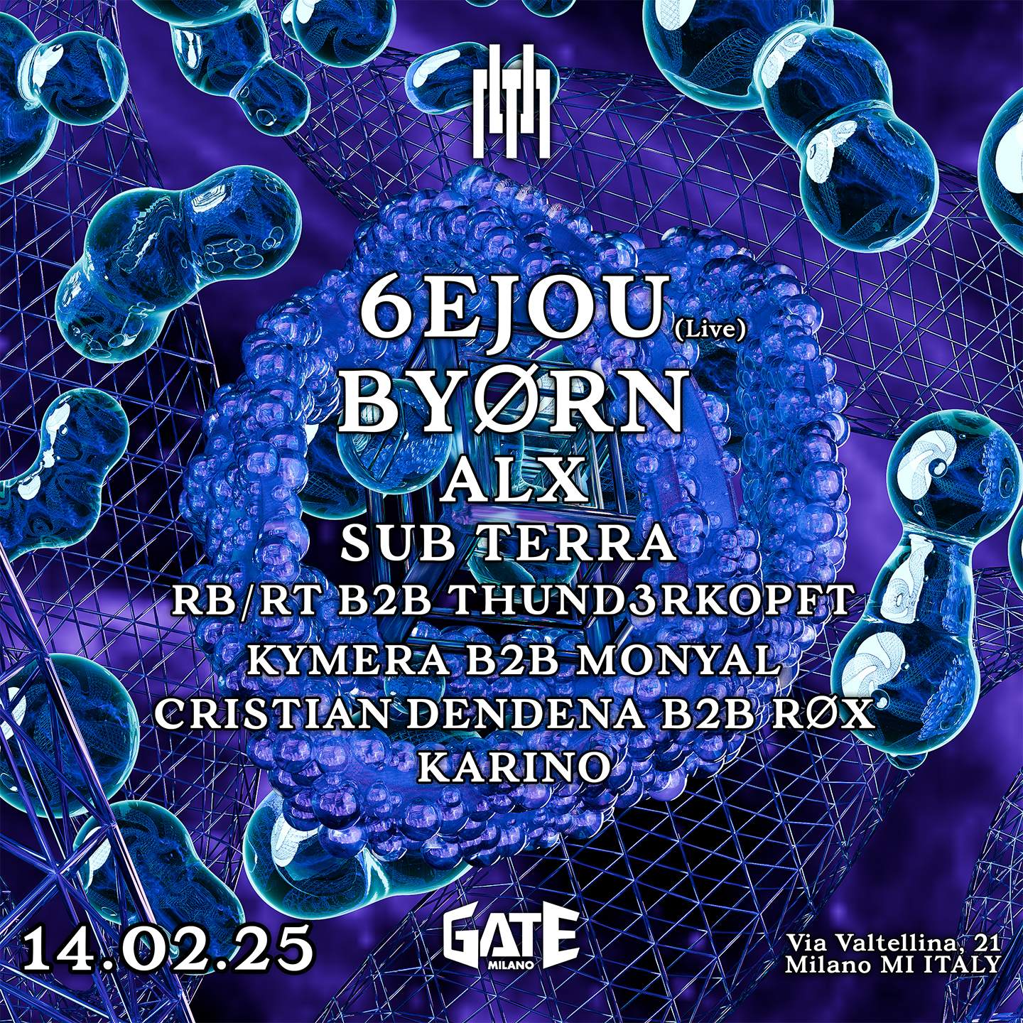 UNCERTAIN PRESENTS: 6EJOU (Live), BYØRN, ALX, SUB TERRA + HIDDEN HELL ...