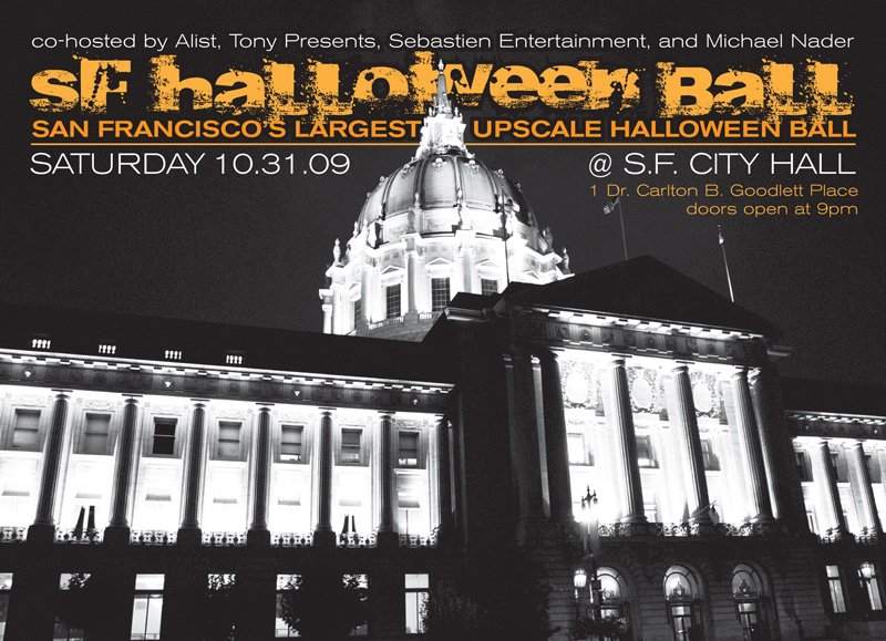 Sf Halloween Ball - Dj Nader at City Hall, San Francisco/Oakland