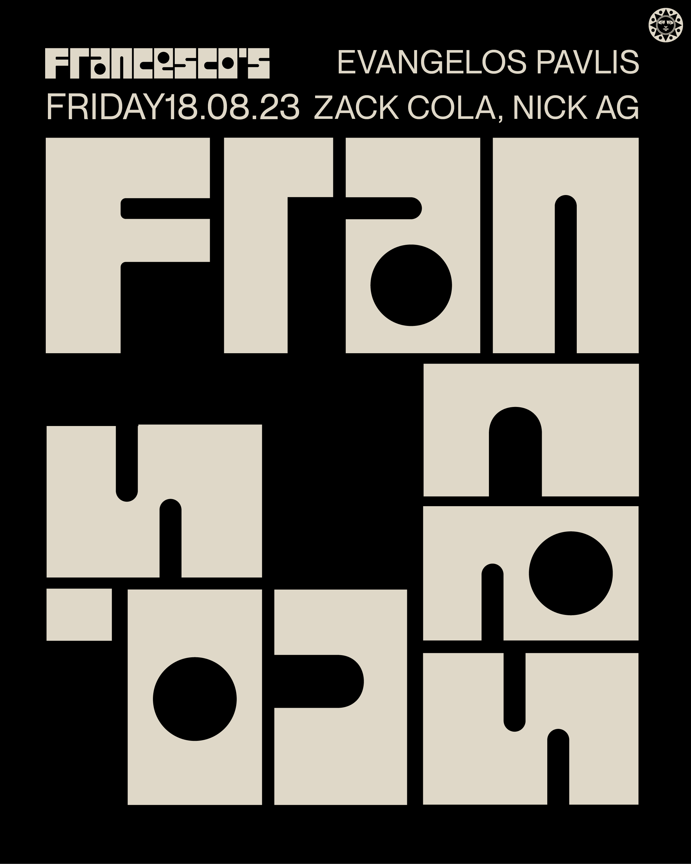 Evangelos Pavlis, Zack Cola, Nick AG at Francesco's Montreal, Montreal