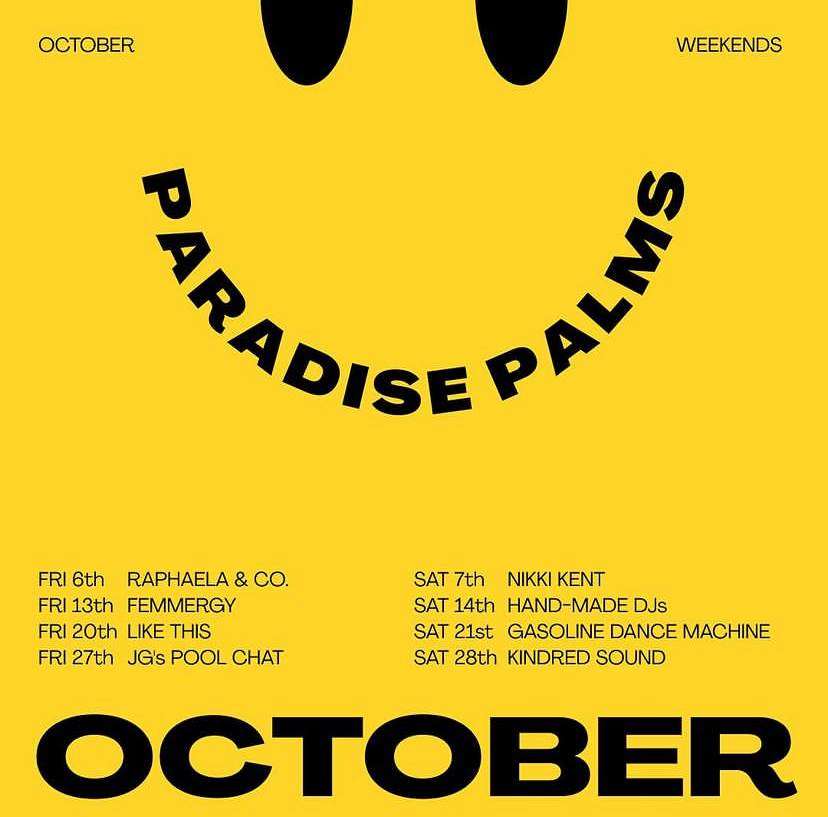 Hand-made DJs at Paradise Palms, Edinburgh
