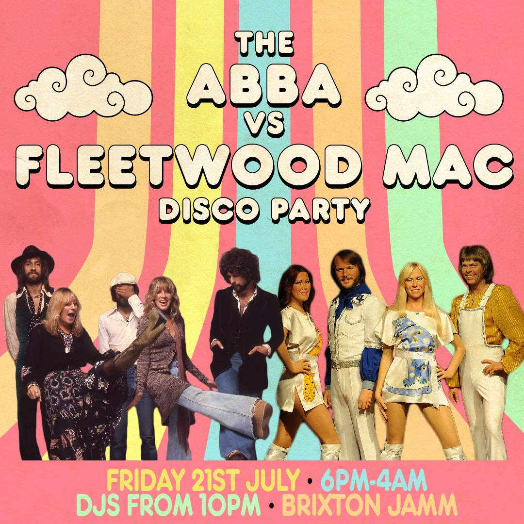 ABBA v Fleetwood Mac Disco Party at Brixton Jamm, London · Tickets