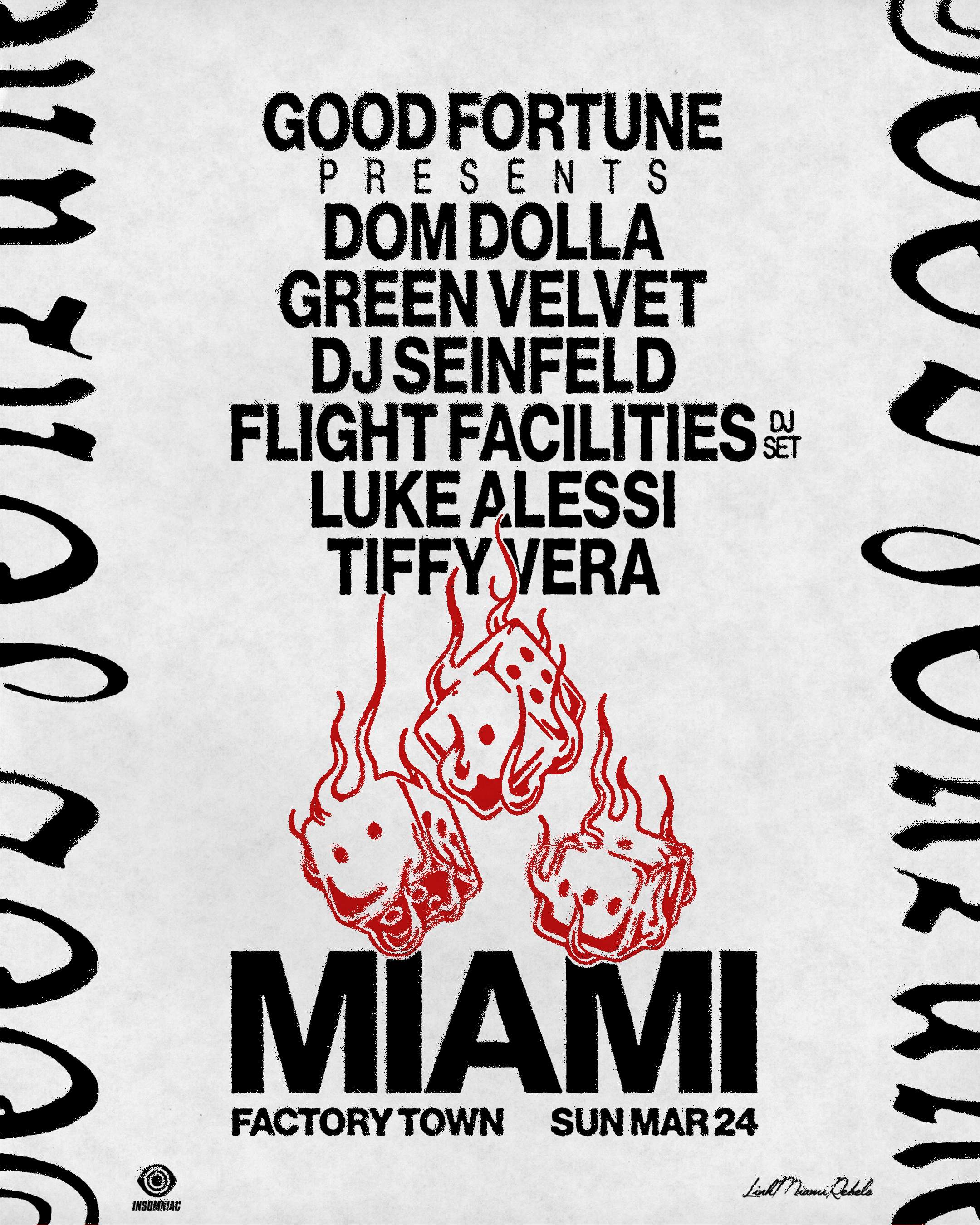 Good Fortune presents Dom Dolla at Factory Town, Miami