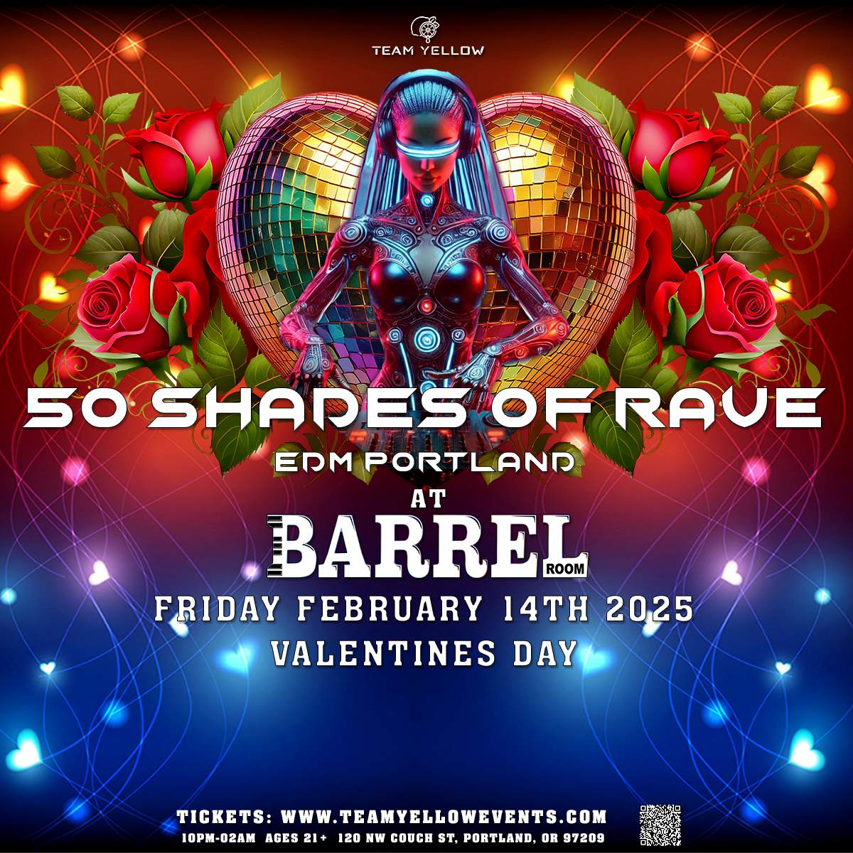 Team Yellow: 50 Shades of Rave at Barrel Room [Former Whiskey Bar] at ...