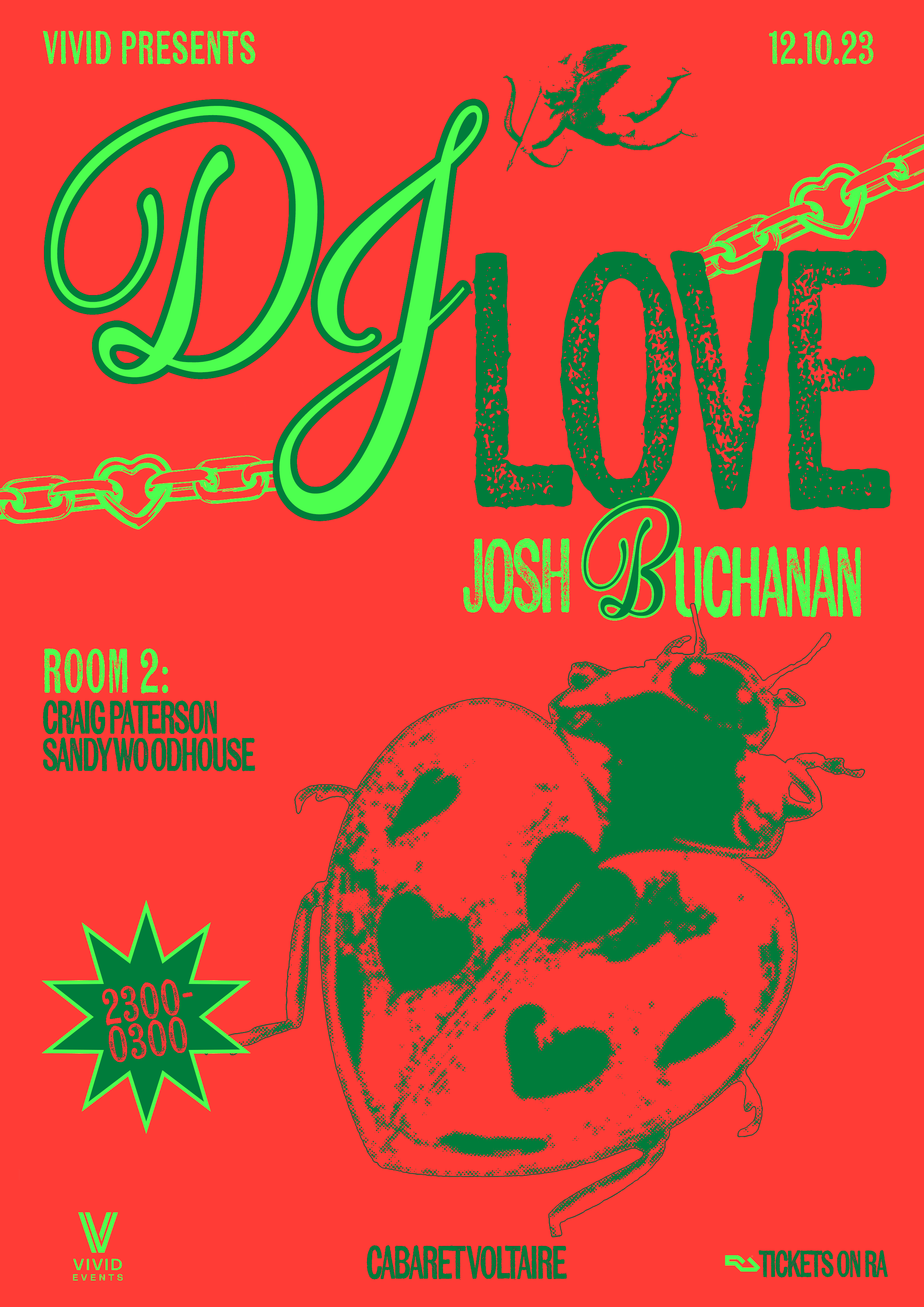 Vivid Events presents - DJ Love at Cabaret Voltaire, Edinburgh