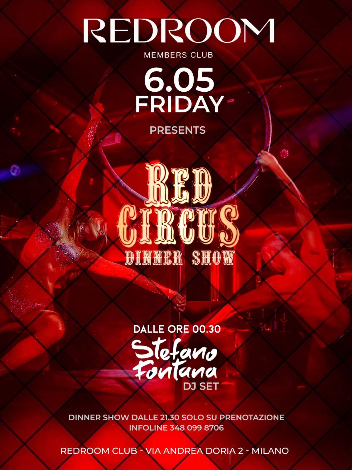RED CIRCUS at RedRoom Members Club, Milan