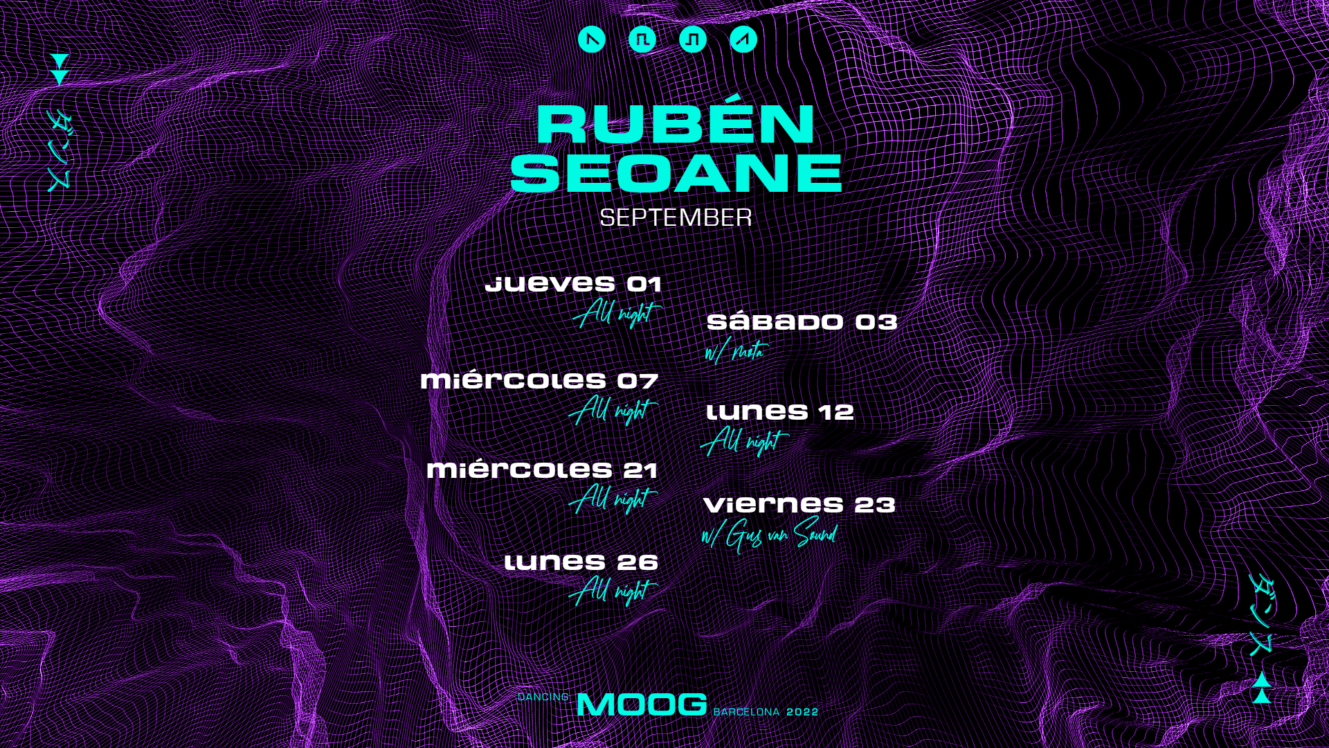 Rubén Seoane (MOOG Club) at Moog Club, Barcelona