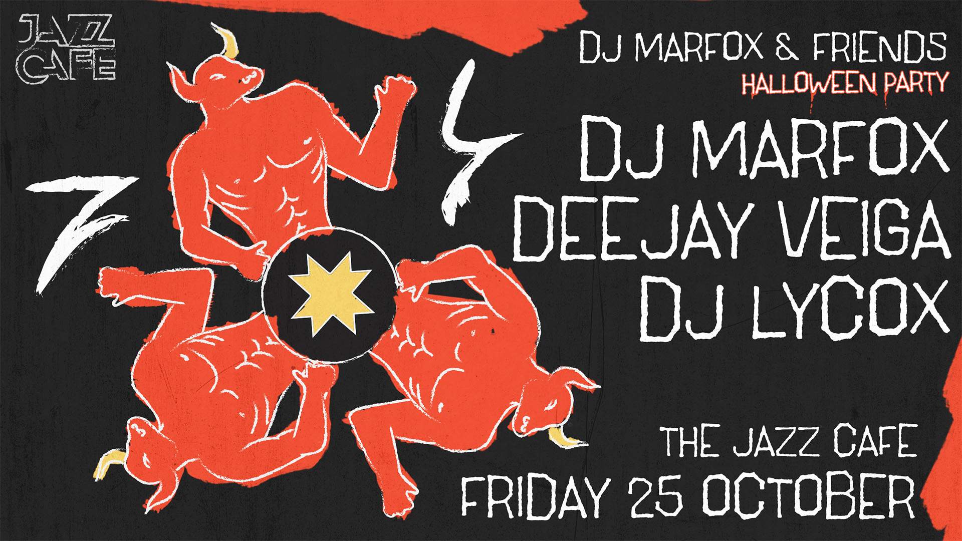 Jazz Cafe Halloween: DJ Marfox, DJ Lycox, Deejay Veiga (Príncipe) at ...