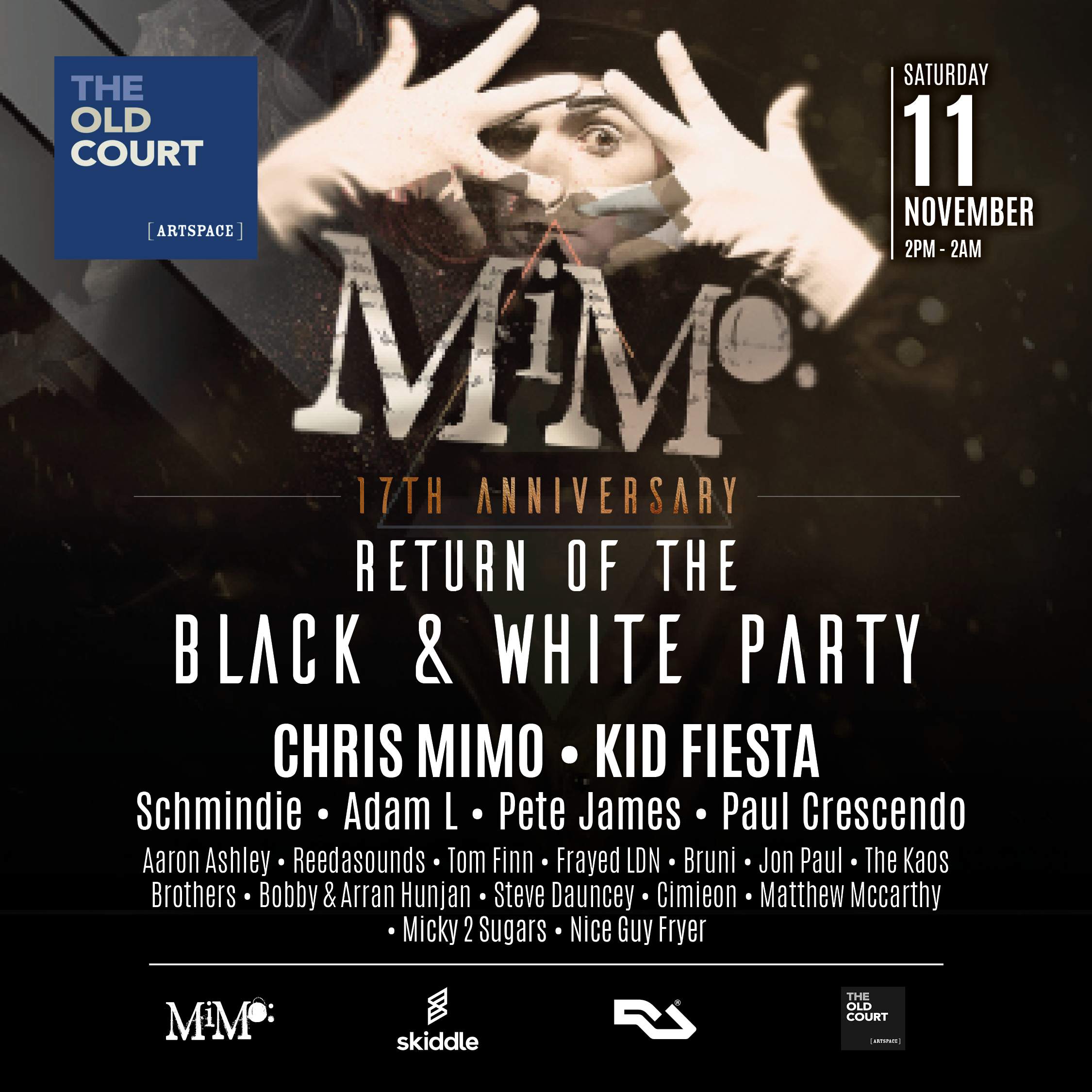 MiMo: 17th Anniversary - The Return Of The Black & White Party bei The ...