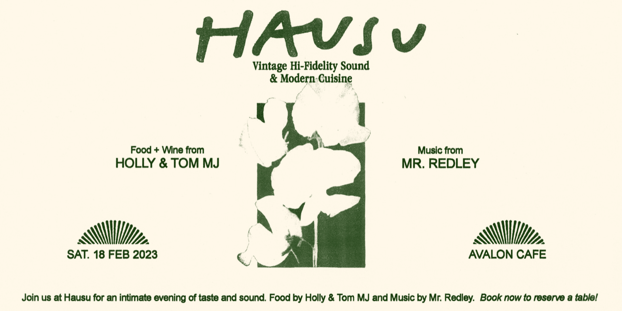 Hausu with Mr. Redley, Holly & Tom MJ at Avalon Cafe Bermondsey, London