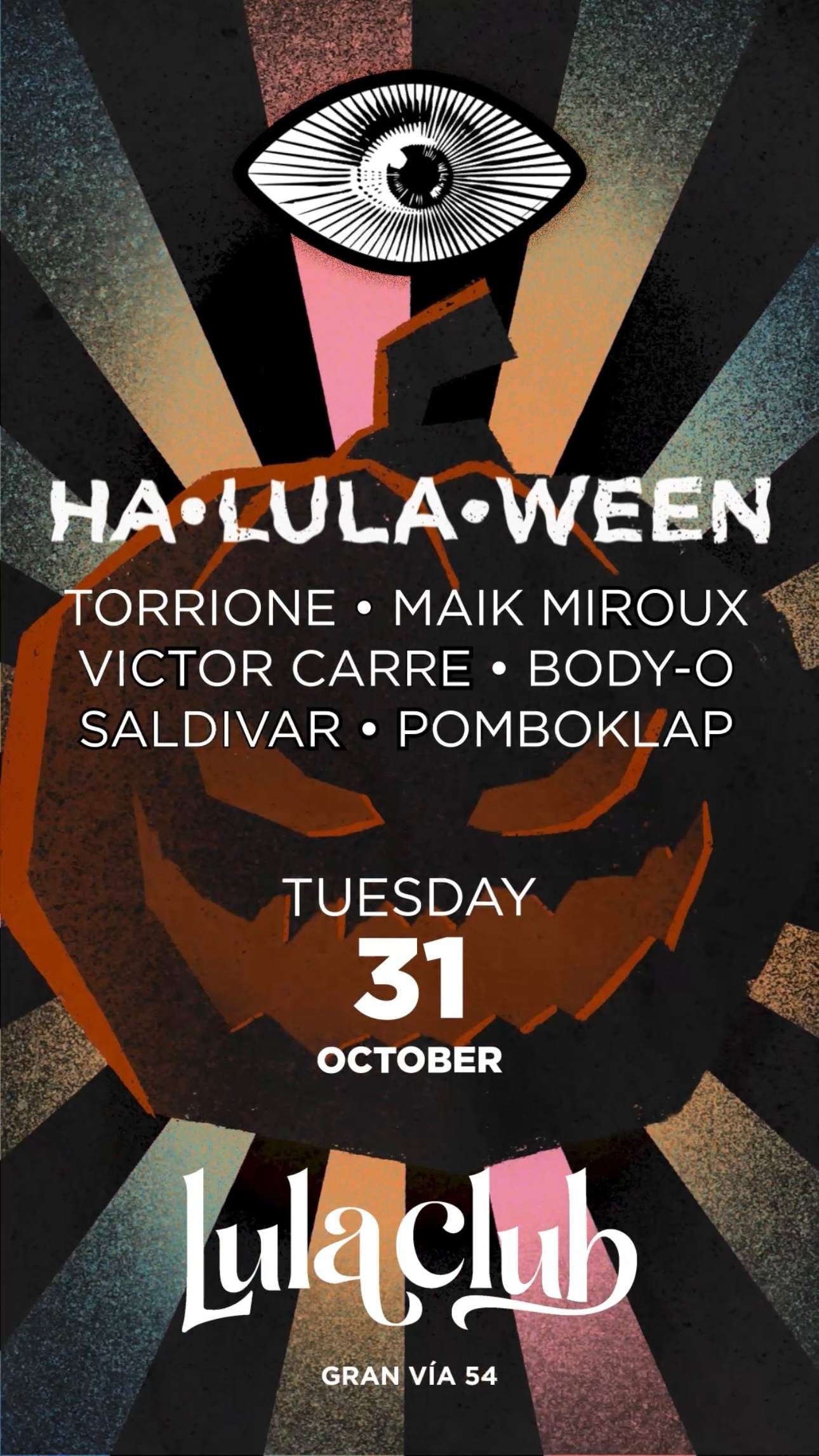 Ha•LULA•Ween Party at Lula Club, Madrid