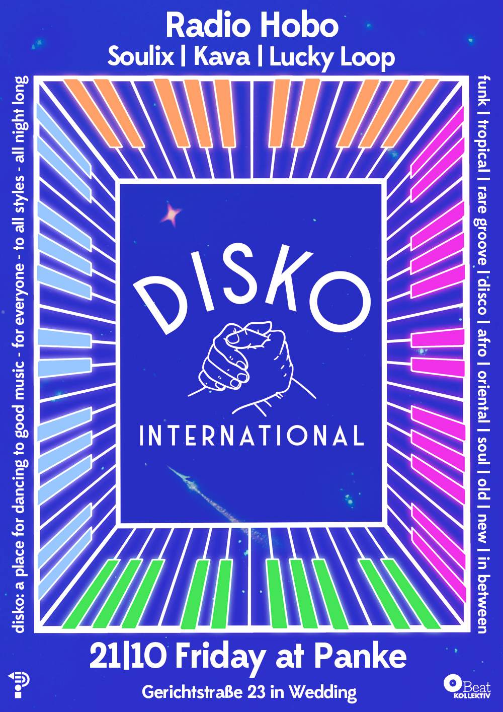 Disko International #9 feat. Radio Hobo at Panke, Berlin