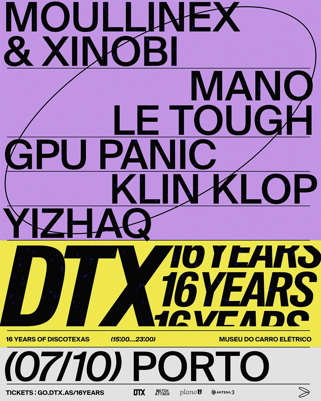 DTX 16 YEARS - PORTO at TBA, Porto