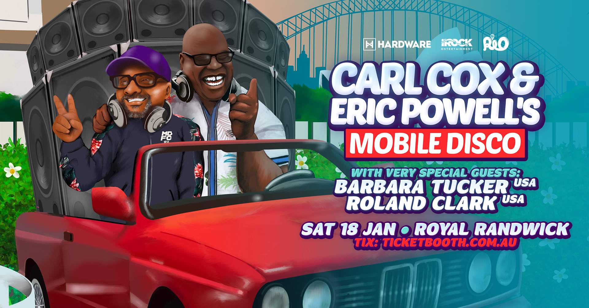 Carl Cox & Eric Powell's Mobile Disco - Sydney at Randwick Racecourse, Sydney