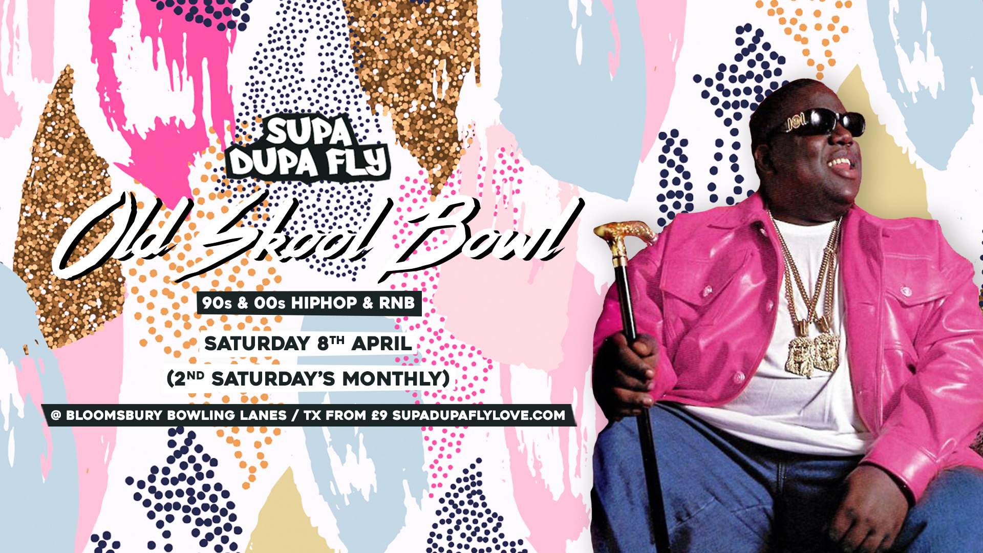 Supa Dupa Fly X Old Skool Bowl at Bloomsbury Bowling Lanes, London