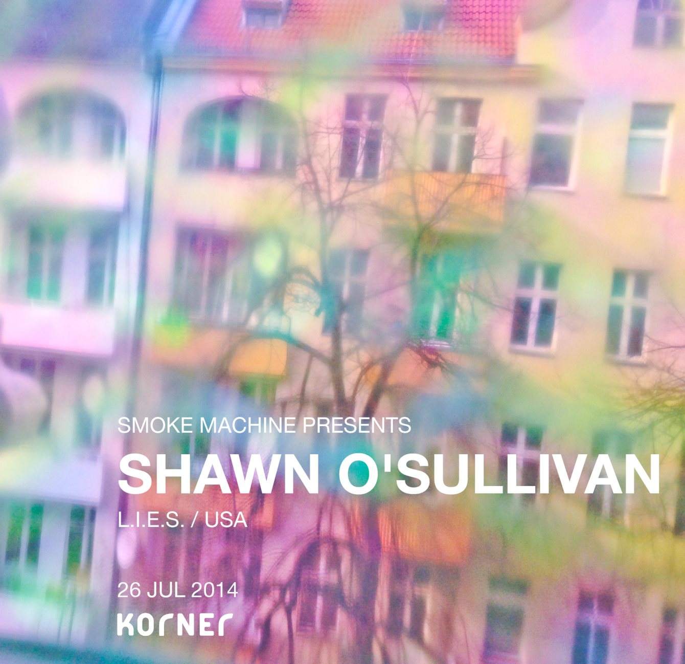 Smoke Machine Night: Shawn O'sullivan at Korner, Taipei