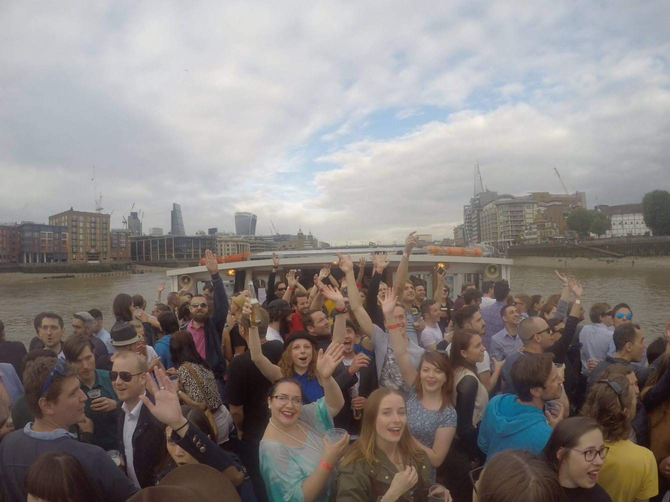Solu Boat Party with A Guy Called Gerald at Temple Pier, London