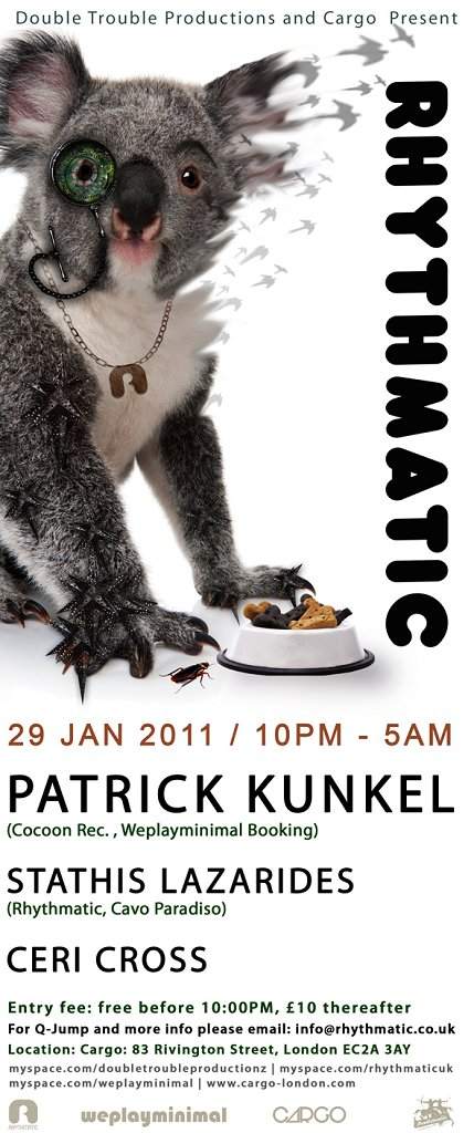 Rhythmatic with Patrick Kunkel at Cargo, London