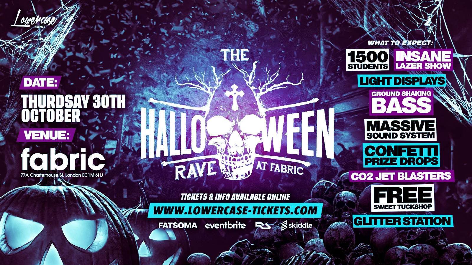 [SOLD OUT] The Halloween Rave at Fabric! Halloween 2025 at Private Hire ...
