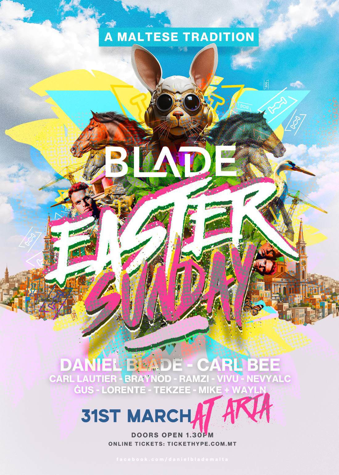 BLADE Easter Sunday 2024 at Aria Complex, Malta