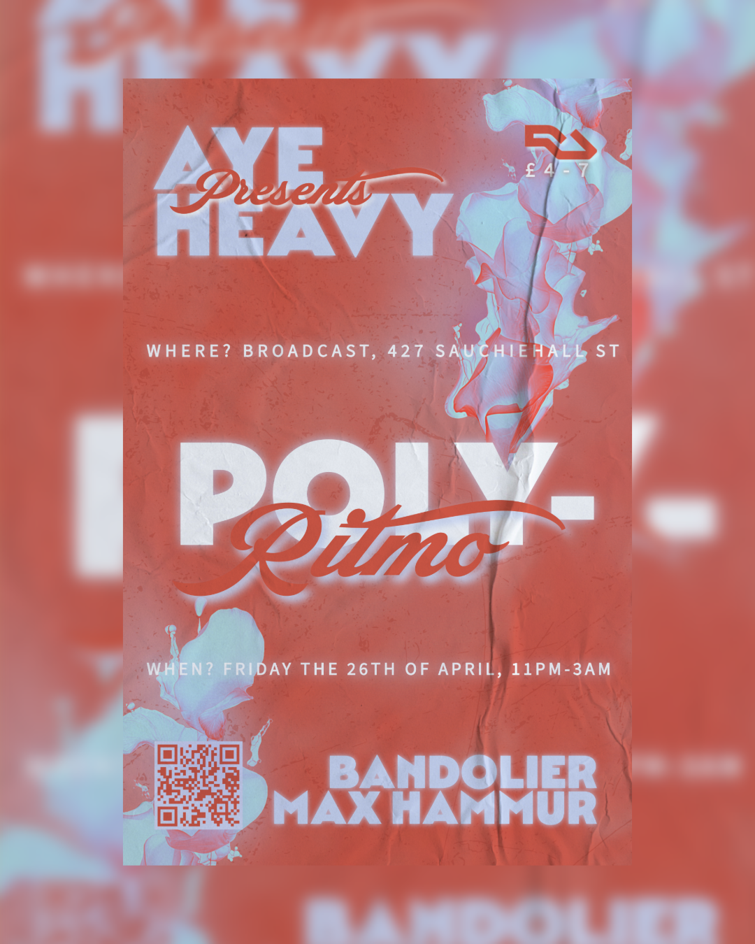 Aye Heavy presents: Poly- Ritmo at Broadcast, Glasgow
